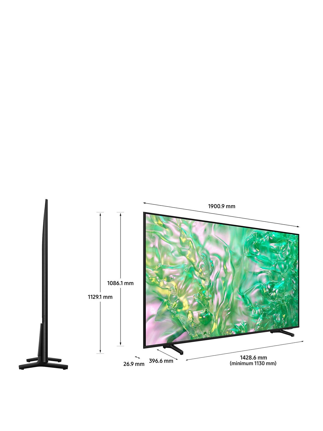 Samsung DU8000, 85 inch, Crystal UHD, Airslim, 4K Smart TV ...
