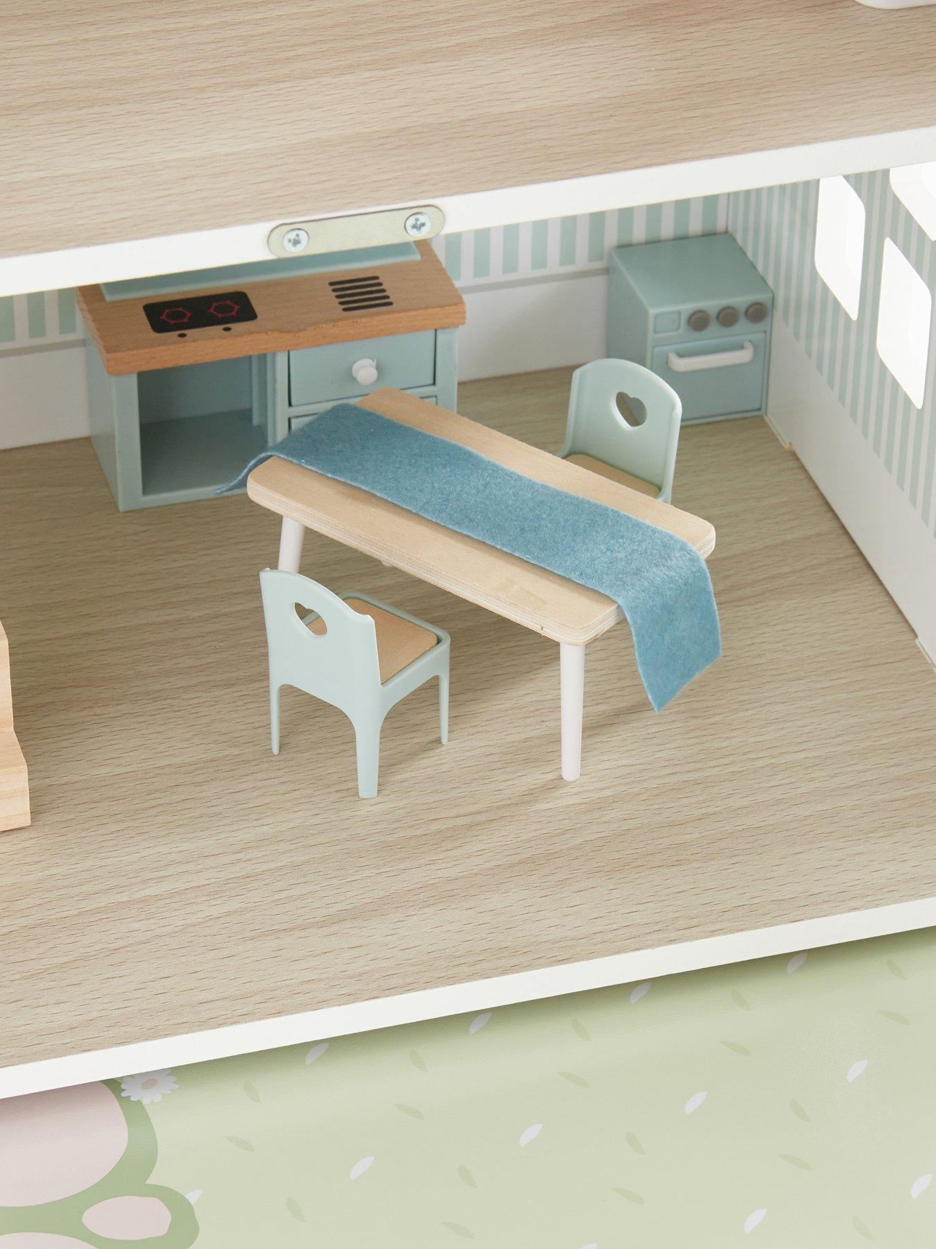 Acorn Wooden Dollhouse with Furniture | Littlewoods