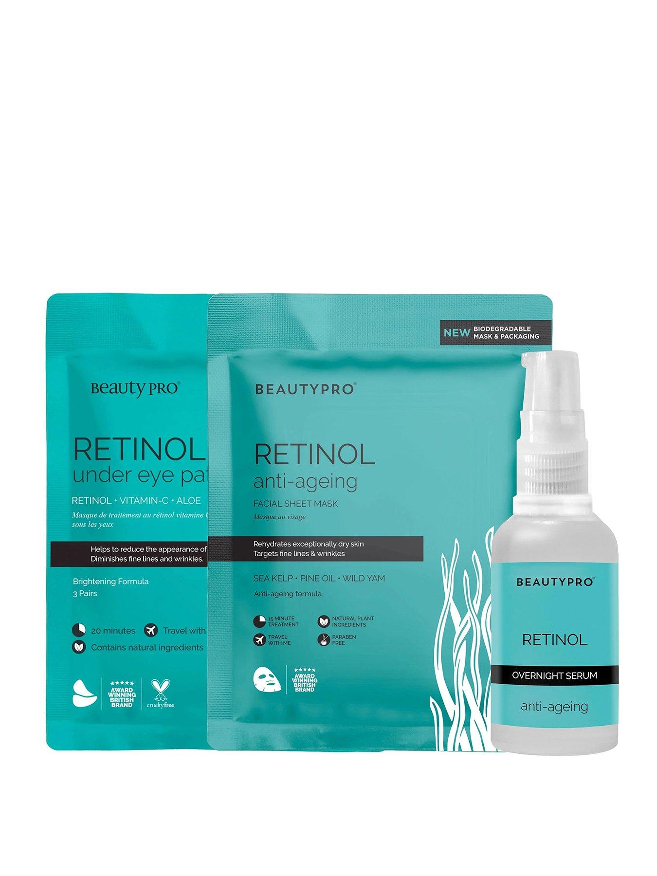 Beauty Pro Anti-Ageing Retinol Routine Trio | littlewoods.com