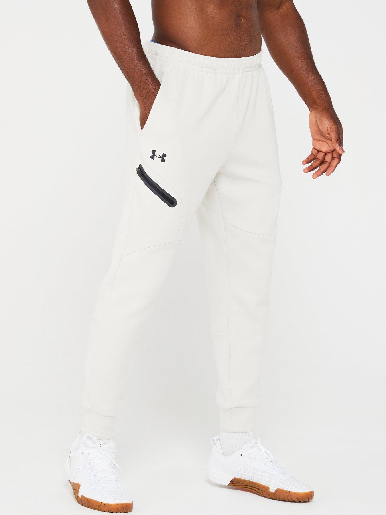 UNDER ARMOUR Mens Unstoppable Fleece Baggy Crop Pants Black littlewoods