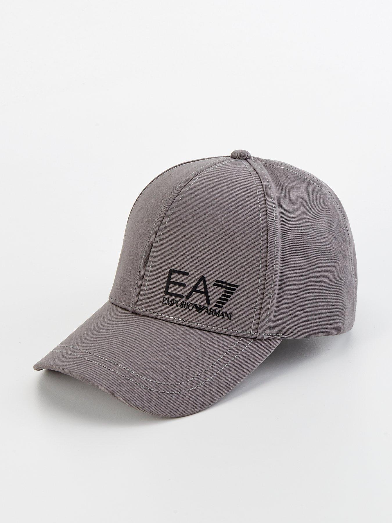 EA7 Emporio Armani Logo Baseball Cap - Dark Grey | littlewoods.com