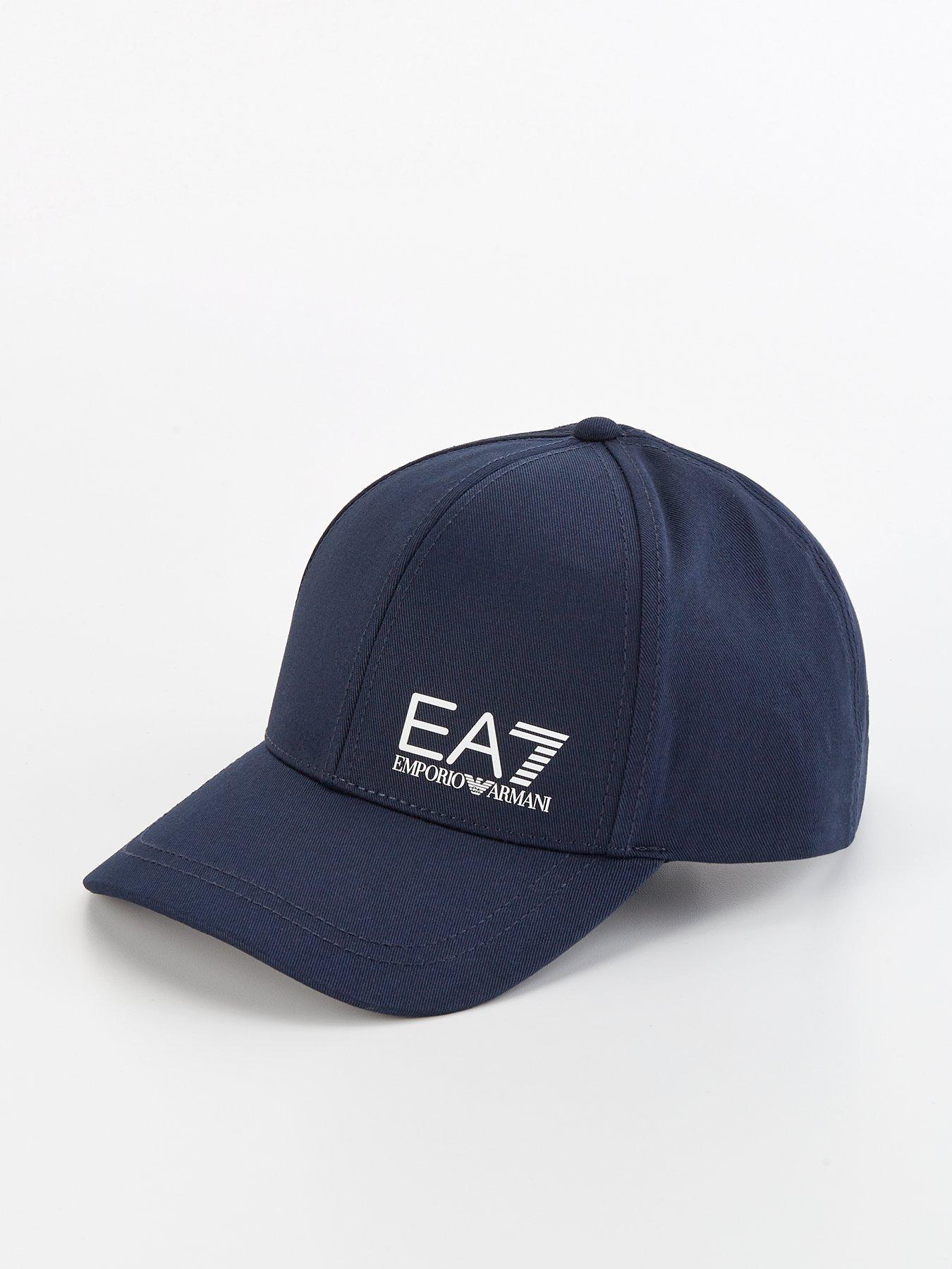 EA7 Emporio Armani Logo Baseball Cap - Dark Blue | Littlewoods