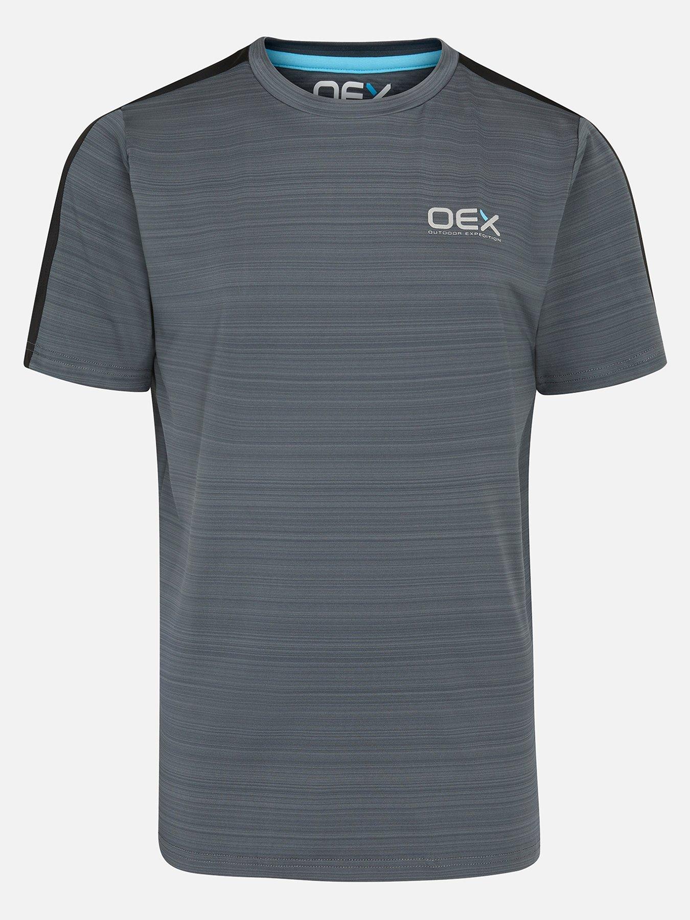 OEX Boys Junior Hewitt Tee Shirt - Dark Grey | littlewoods.com
