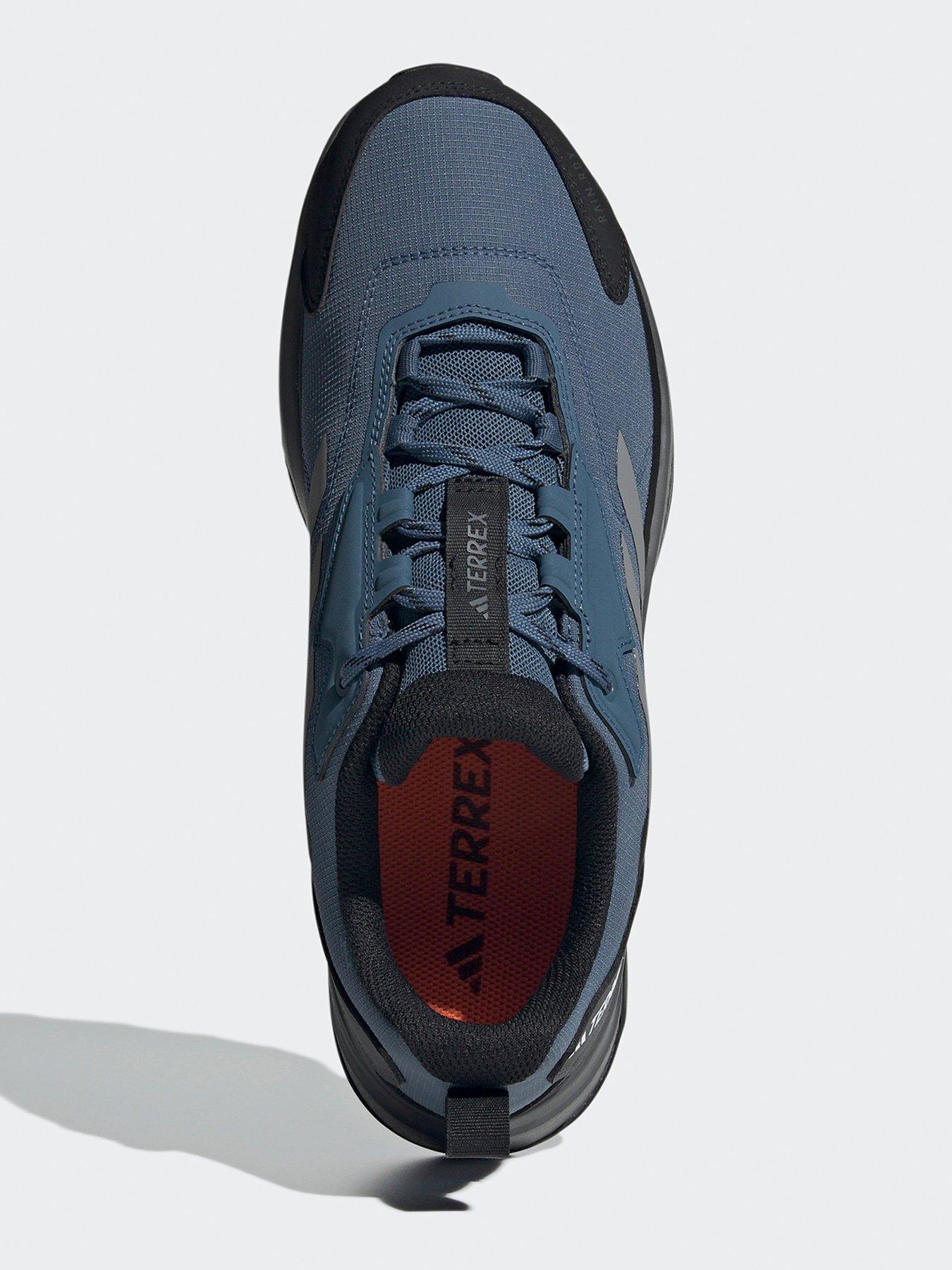 adidas Terrex Mens Anylander Rain Ready Waterproof Hiking Shoes - Blue ...