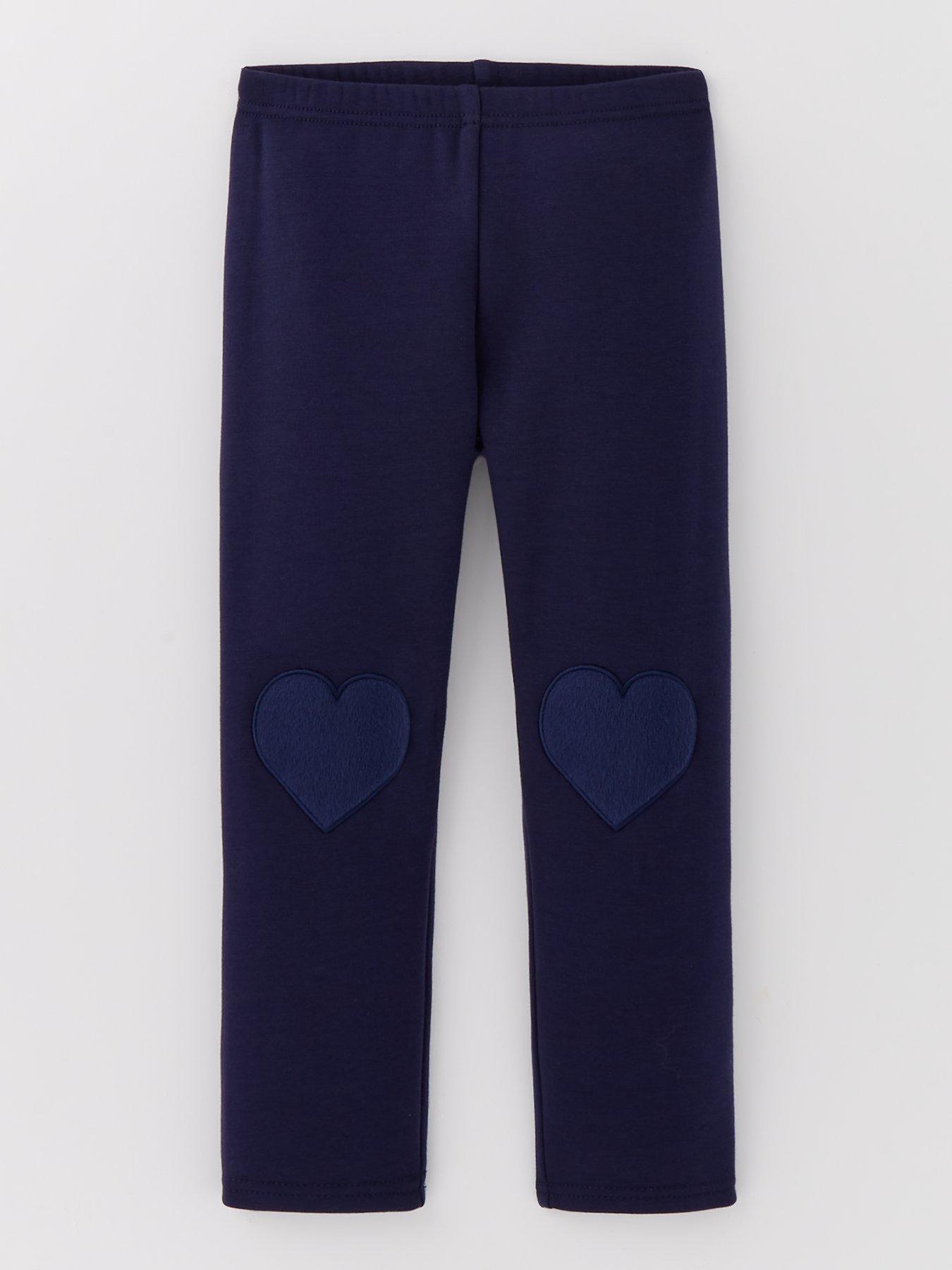 Girls fleece lined leggings store