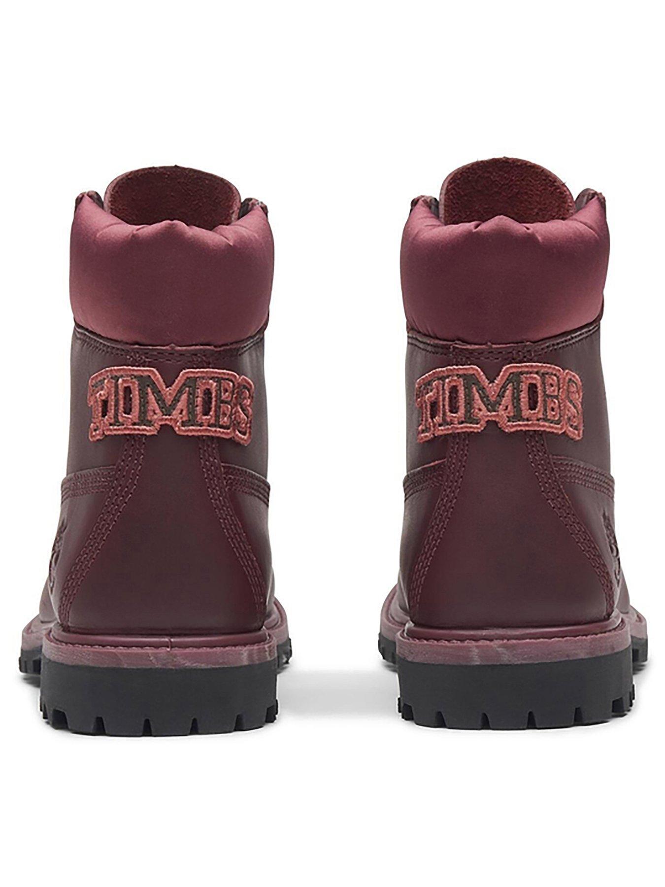 Timberland 6 Inch Premium Boot - Dark Red | Littlewoods