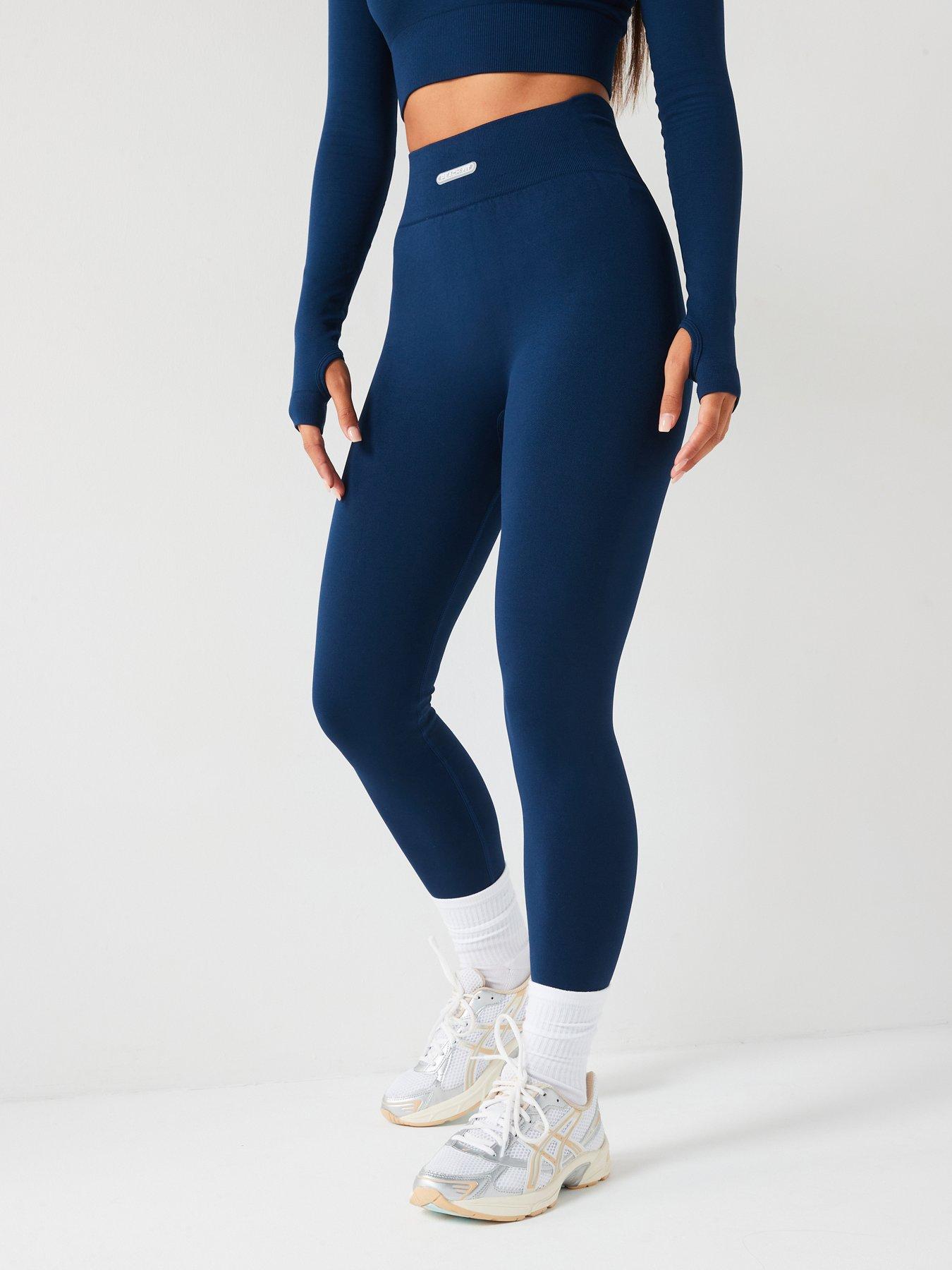 Peach Fit Womens Nina Seamless Legging - Navy | littlewoods.com