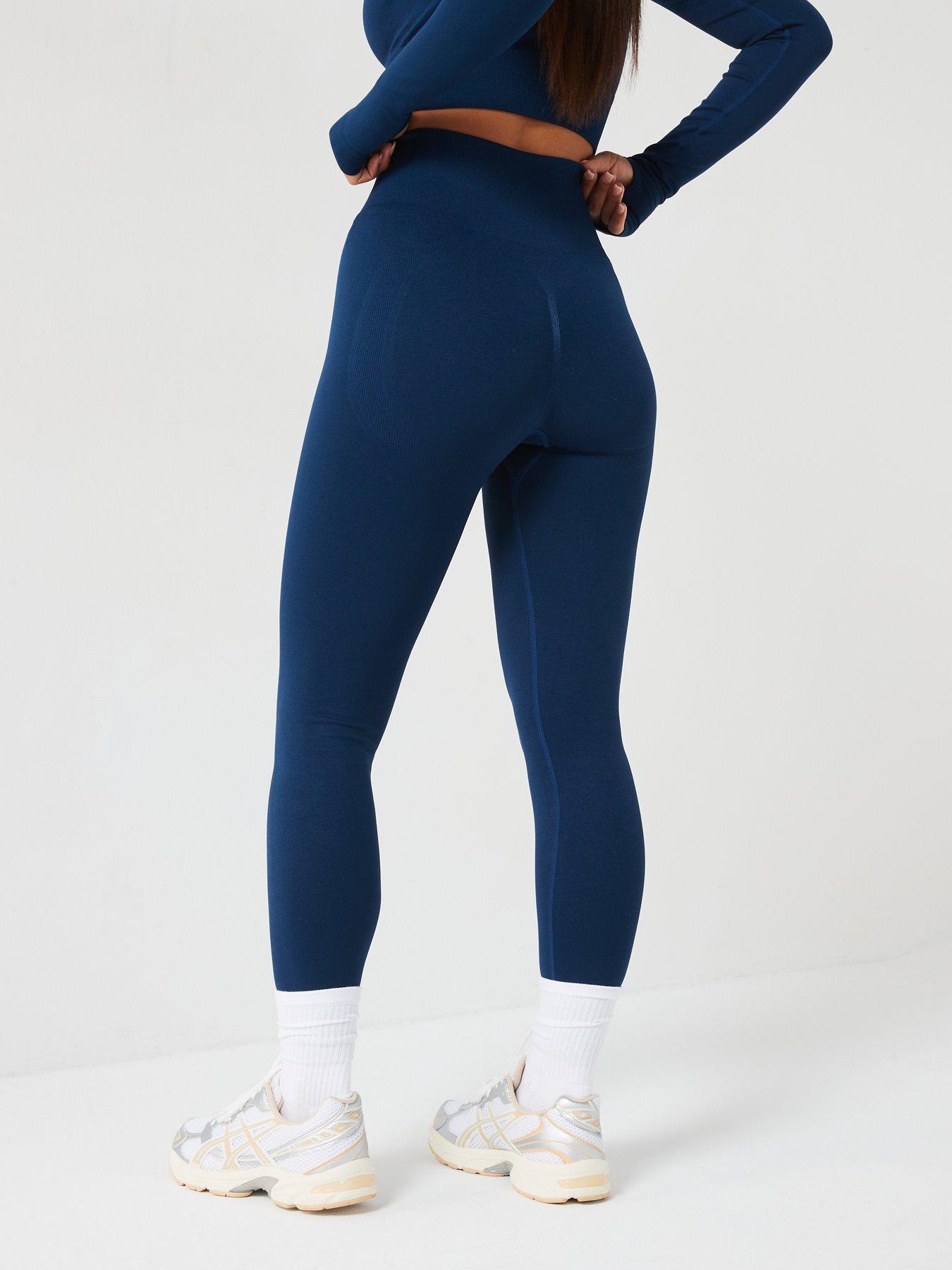 Peach Fit Womens Nina Seamless Legging - Navy | littlewoods.com