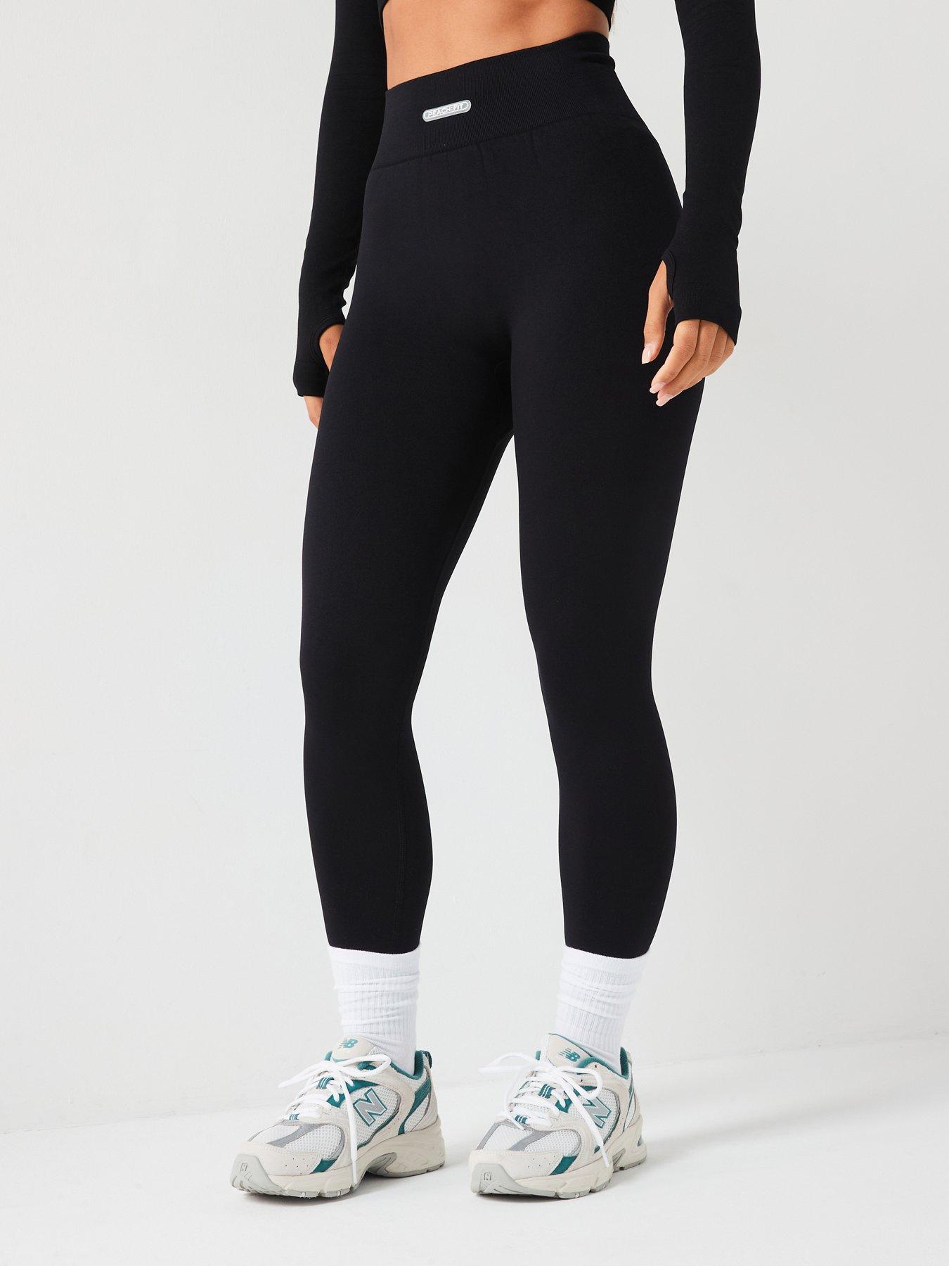 Peach Fit Womens Nina Seamless Legging - Black | littlewoods.com