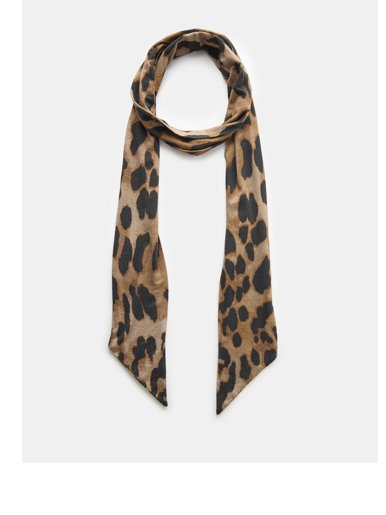 Mint Velvet Leopard Print Skinny Scarf | littlewoods.com