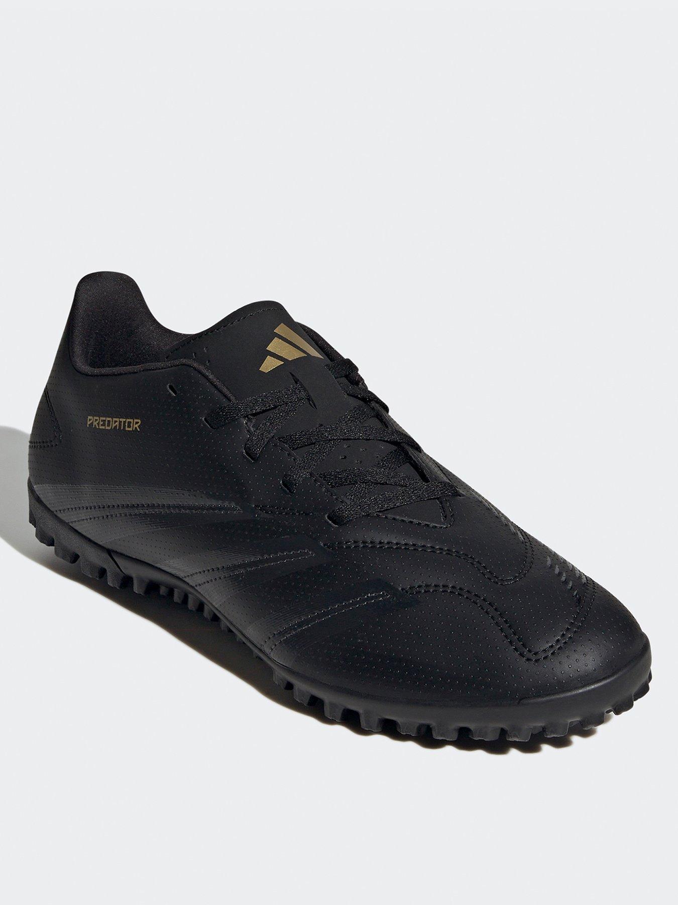 adidas Mens Predator Club Astro Turf Football Boot -black/gold ...