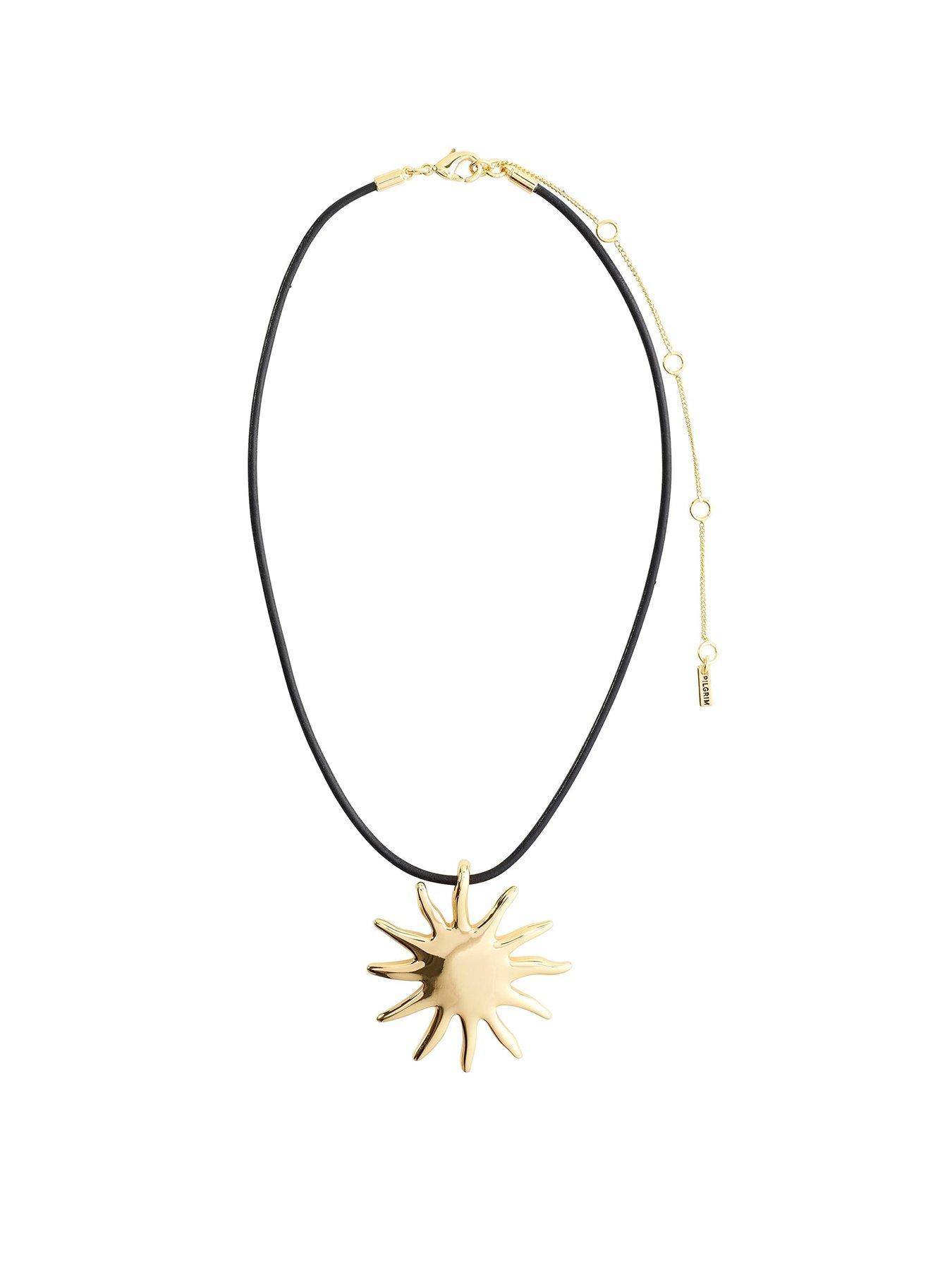 Pilgrim LIGHT necklace gold-plated | littlewoods.com