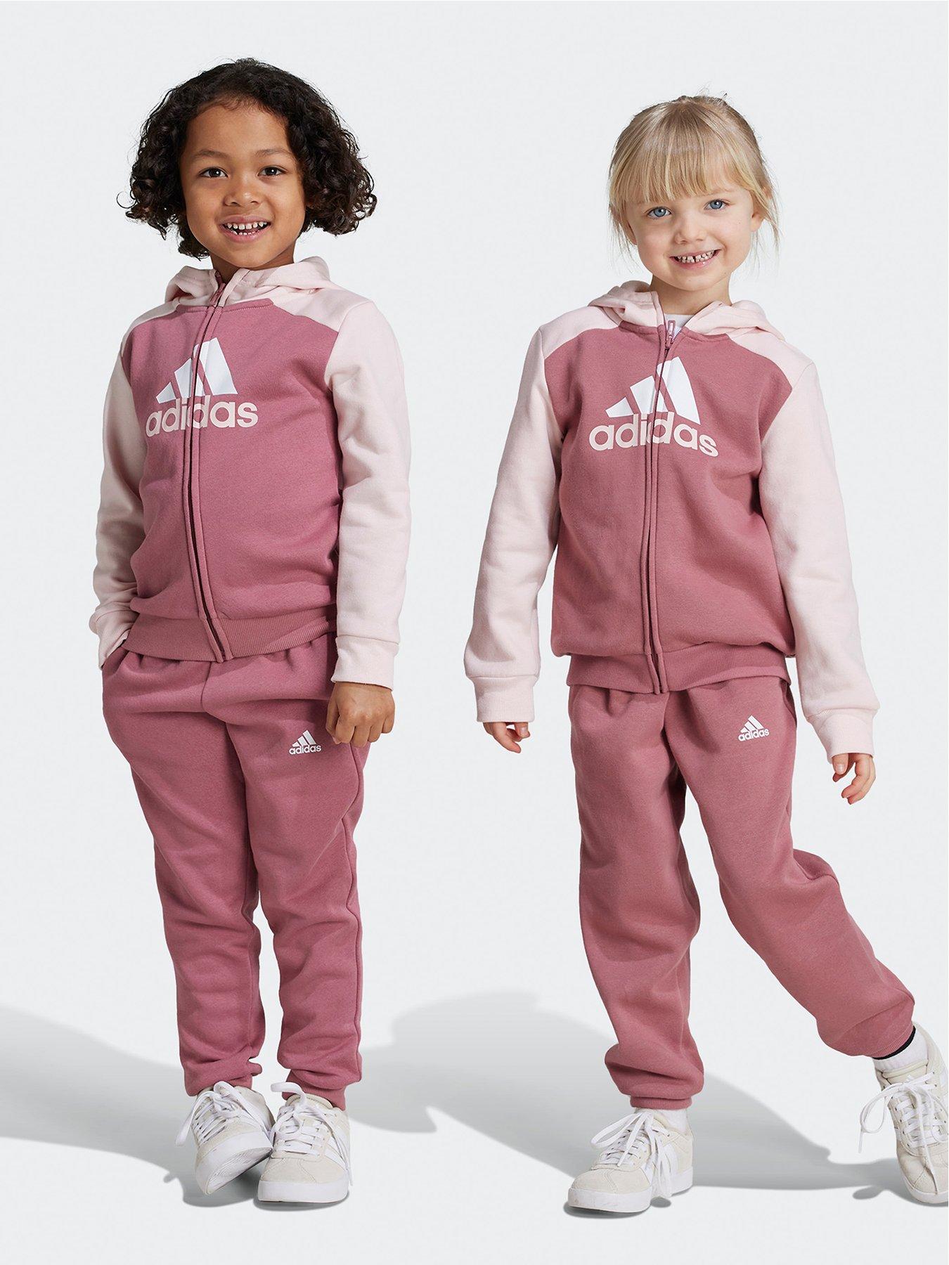 adidas Sportswear Younger Girls Essentials Fleece Tracksuit - Pink ...