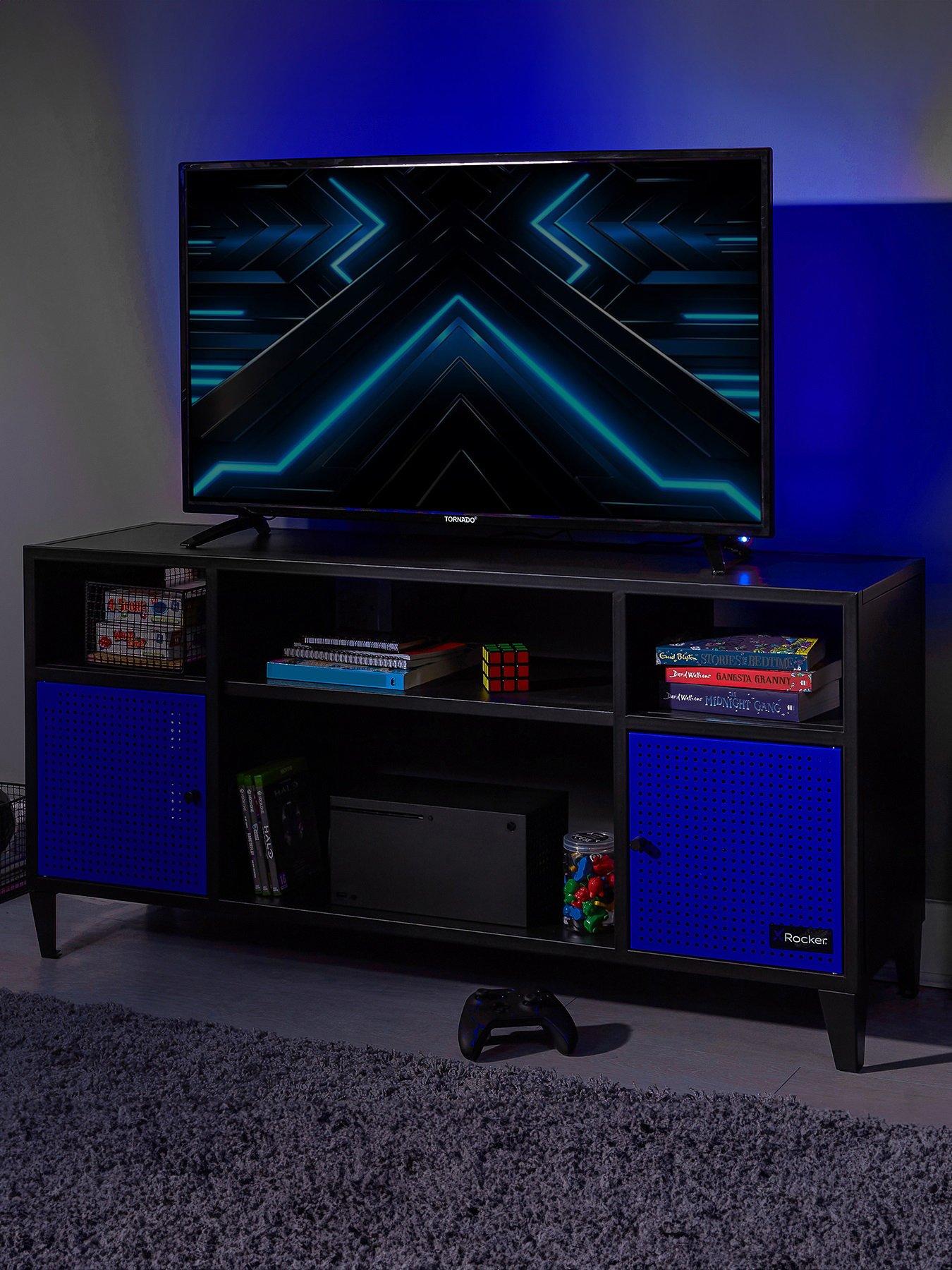 X Rocker Mesh-tek Media Gaming Unit - fits up to 50 inch TV | Littlewoods