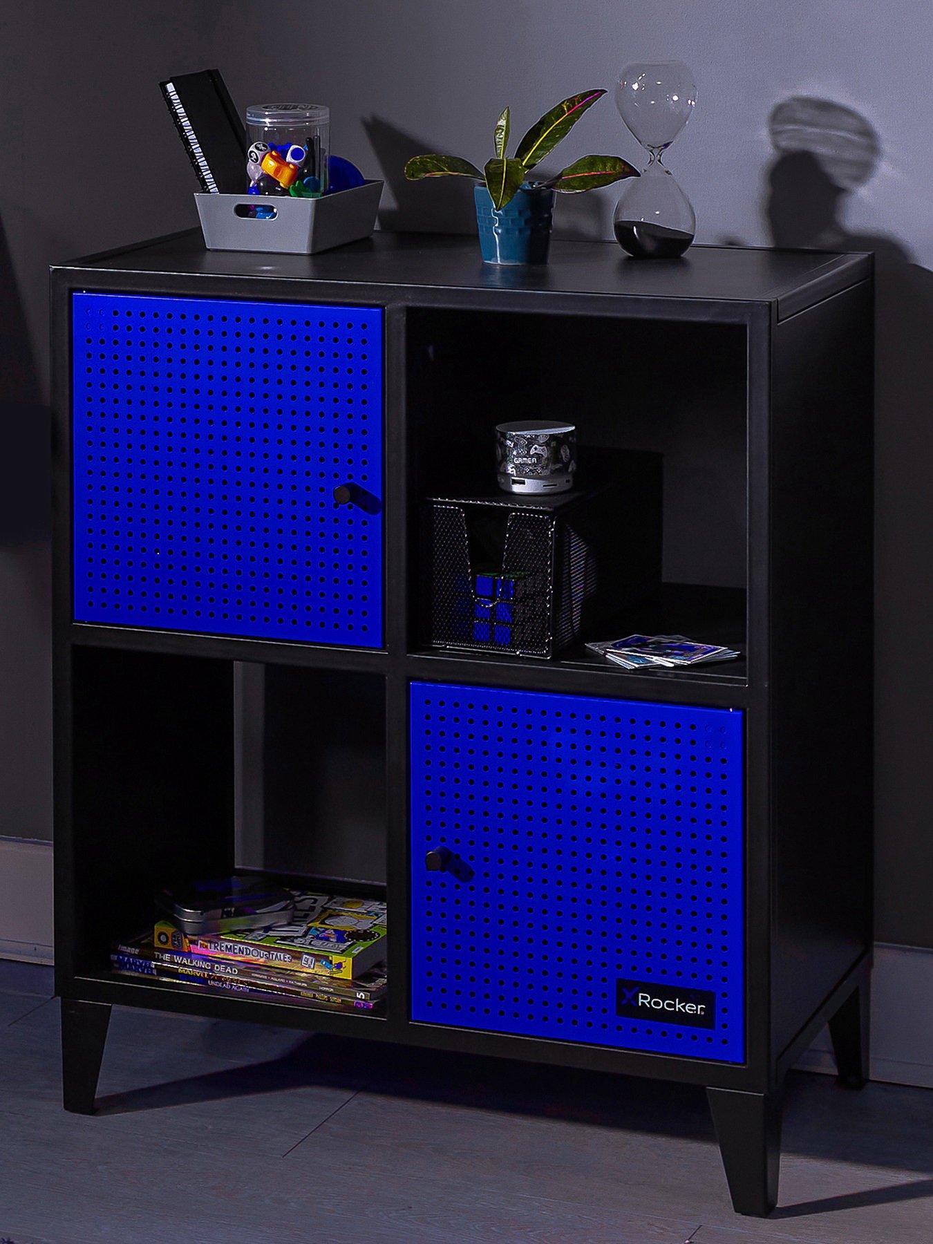 X Rocker Mesh-tek 4 Cube Storage and Display Unit | littlewoods.com