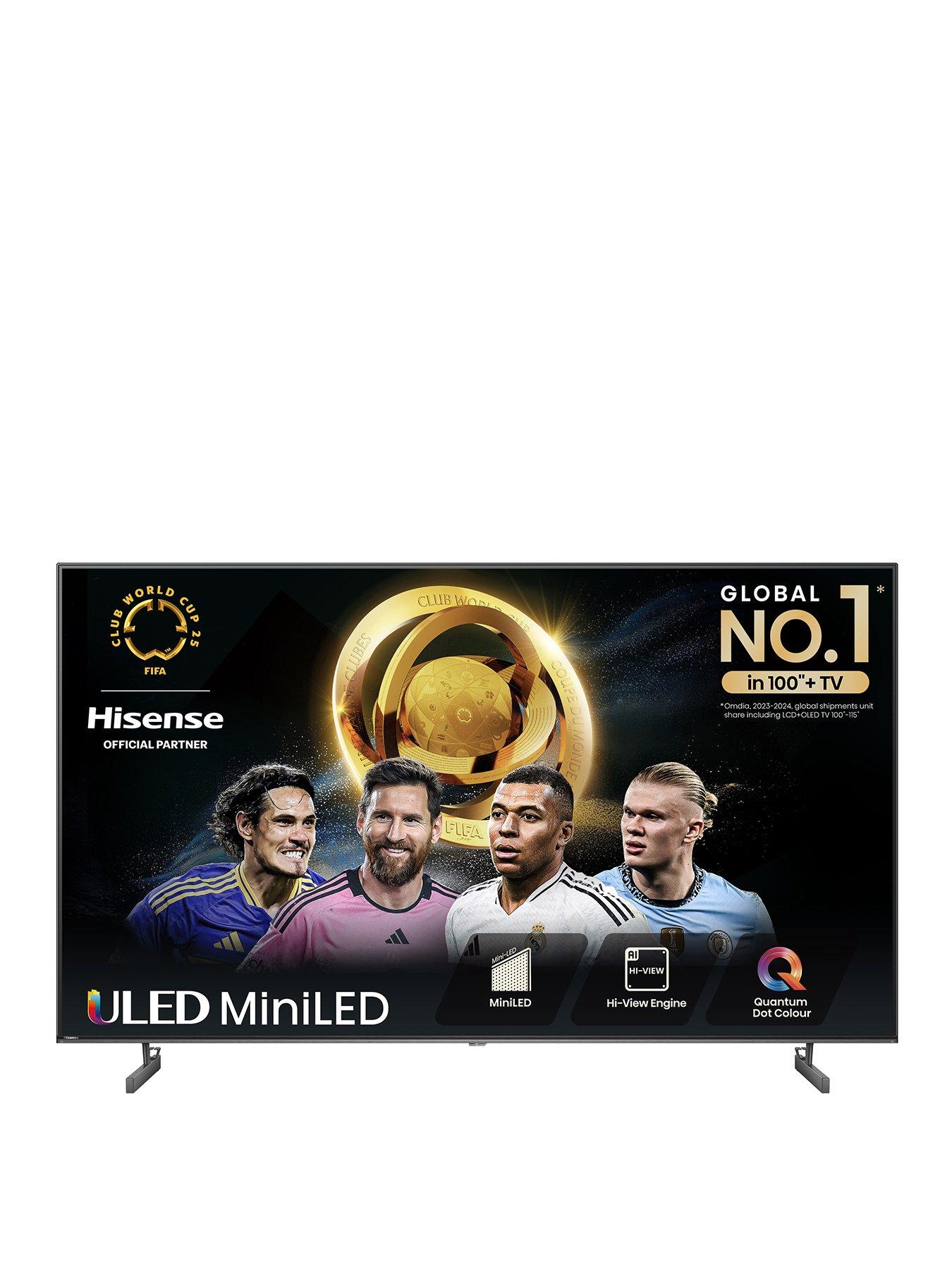 Hisense 75U6NQTUK, 75-inch, Mini-LED, 4K HDR, Smart TV | Littlewoods