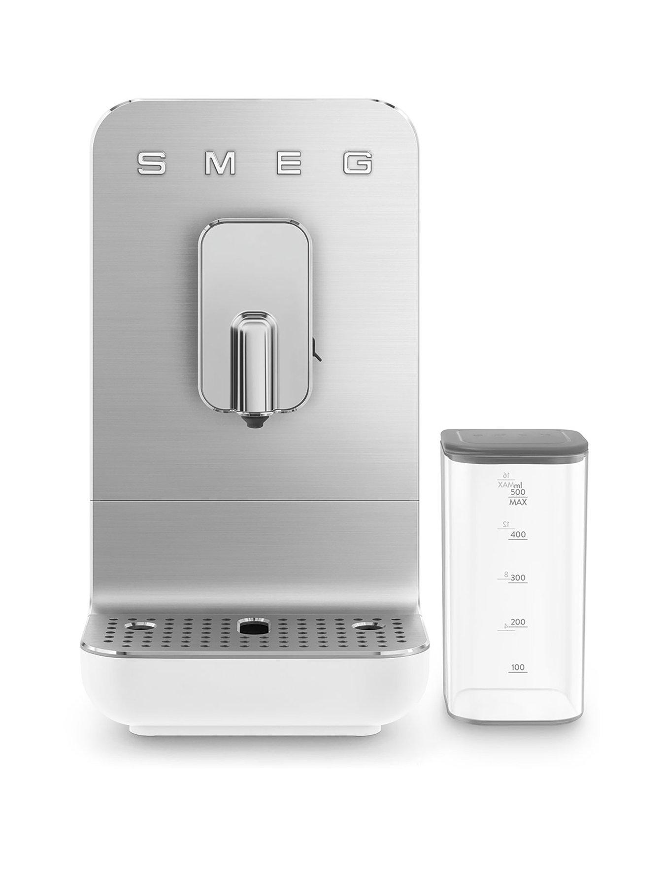 Smeg BCC13 Bean to Cup Coffee Machine - Matte White | Littlewoods