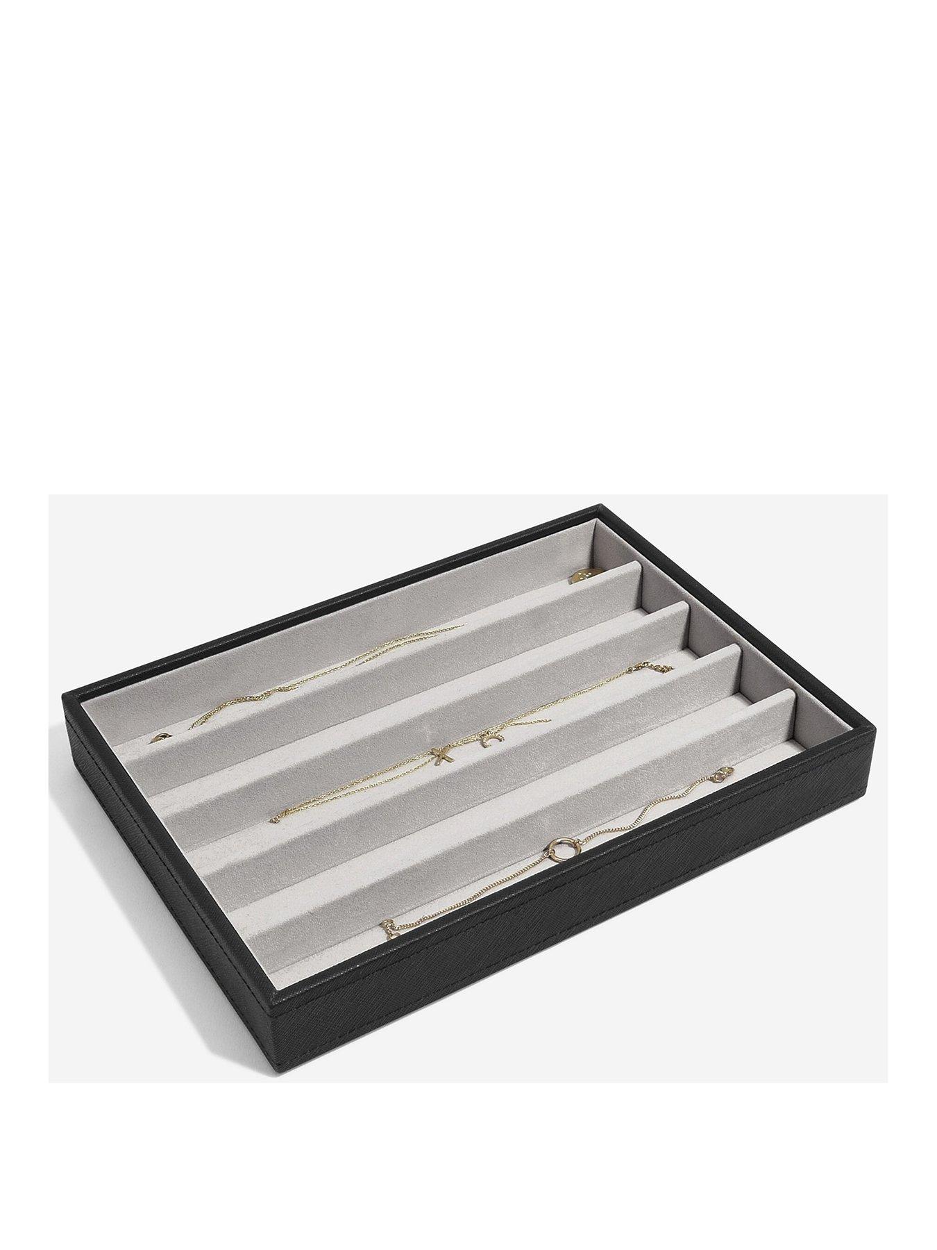 Stackers Classic 5 Section Tray - Black | Littlewoods