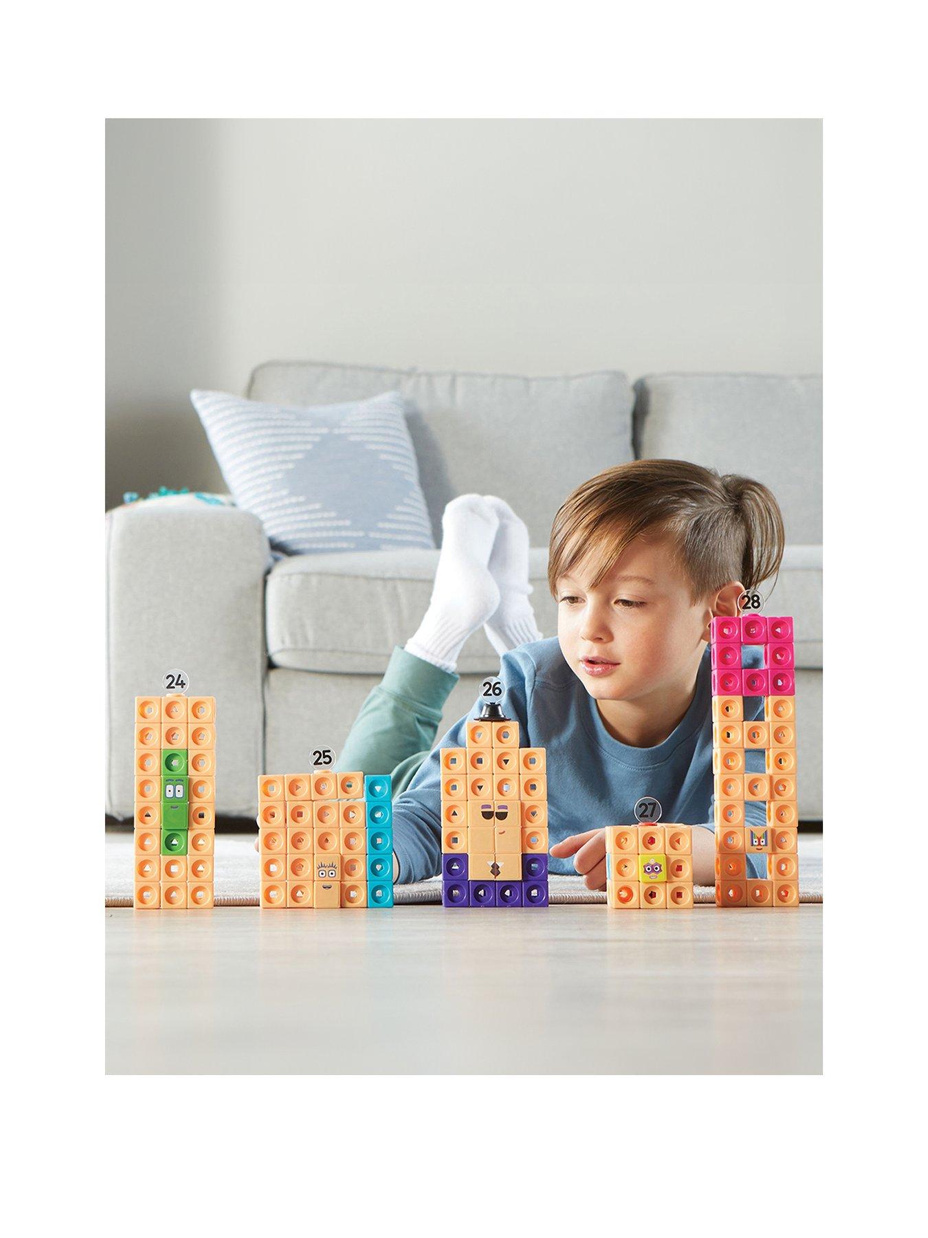 LEARNING RESOURCES Mathlink Cubes Numberblocks 21-30 Activity Set ...
