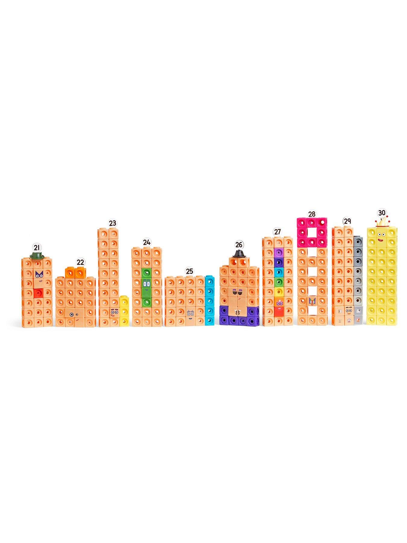 LEARNING RESOURCES Mathlink Cubes Numberblocks 21-30 Activity Set ...