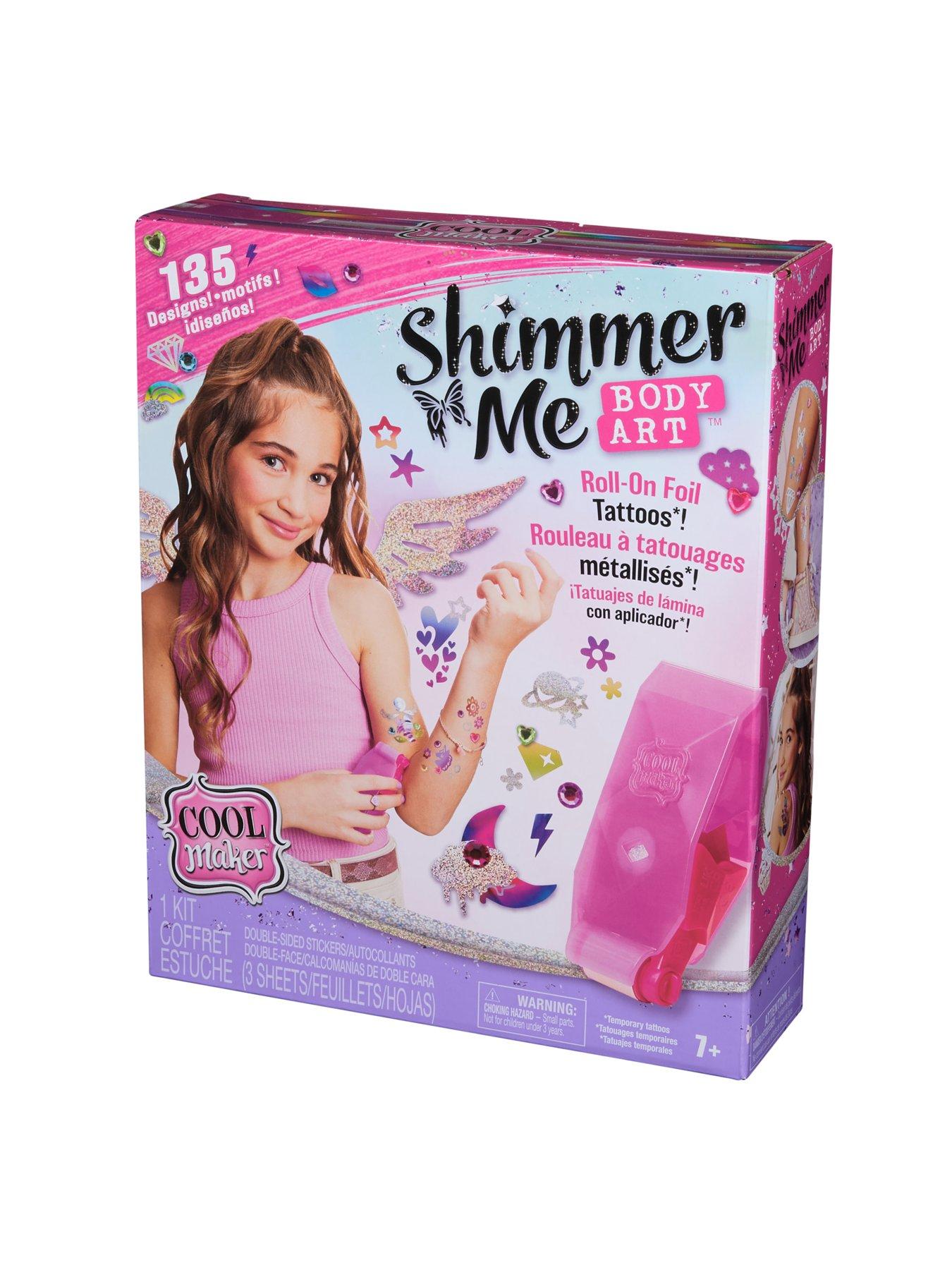 Cool Maker Shimmer Me Body Art Glitter Tattoo Studio Littlewoods