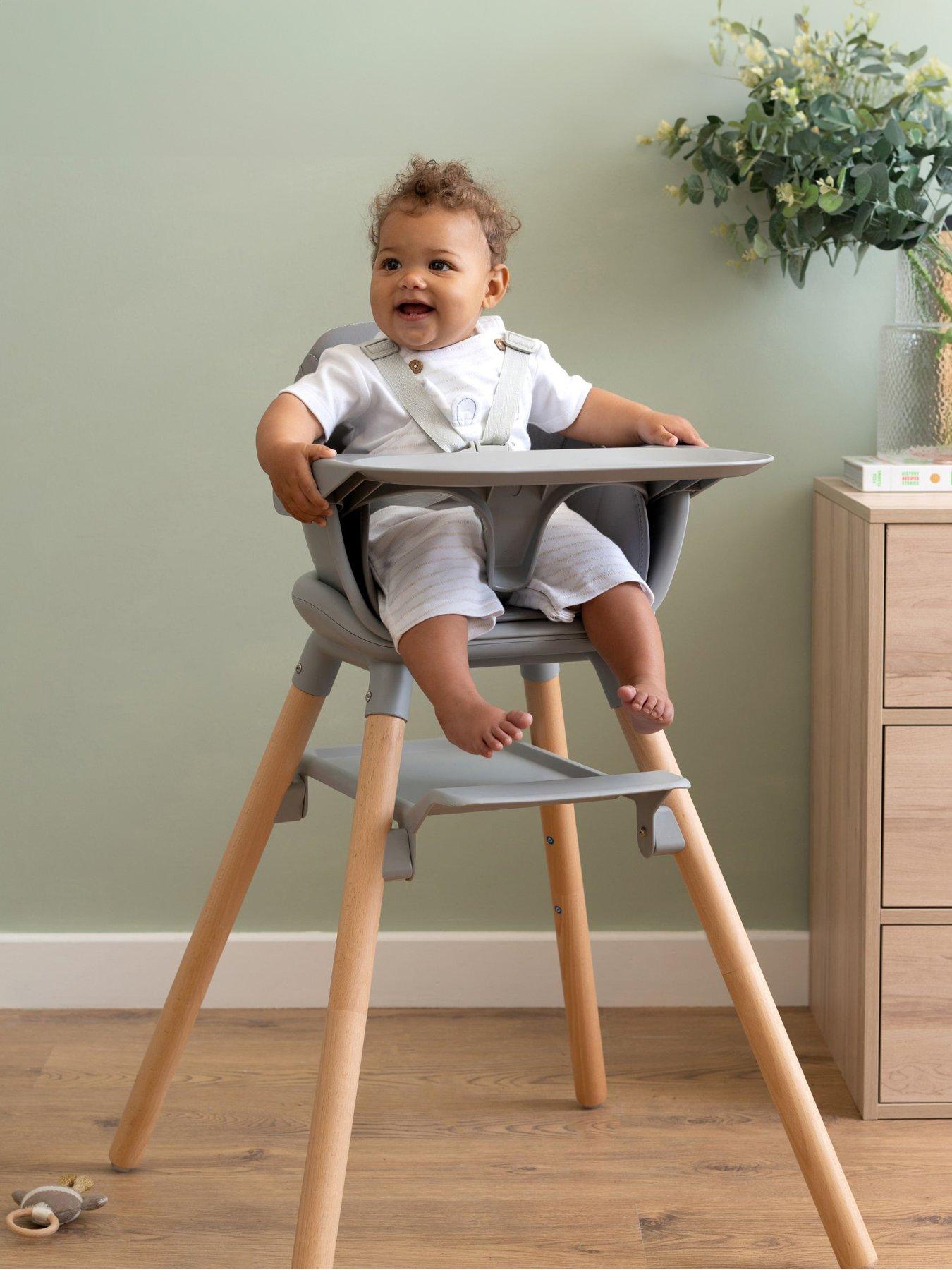 Clair De Lune 6in1 High Chair - Grey | littlewoods.com