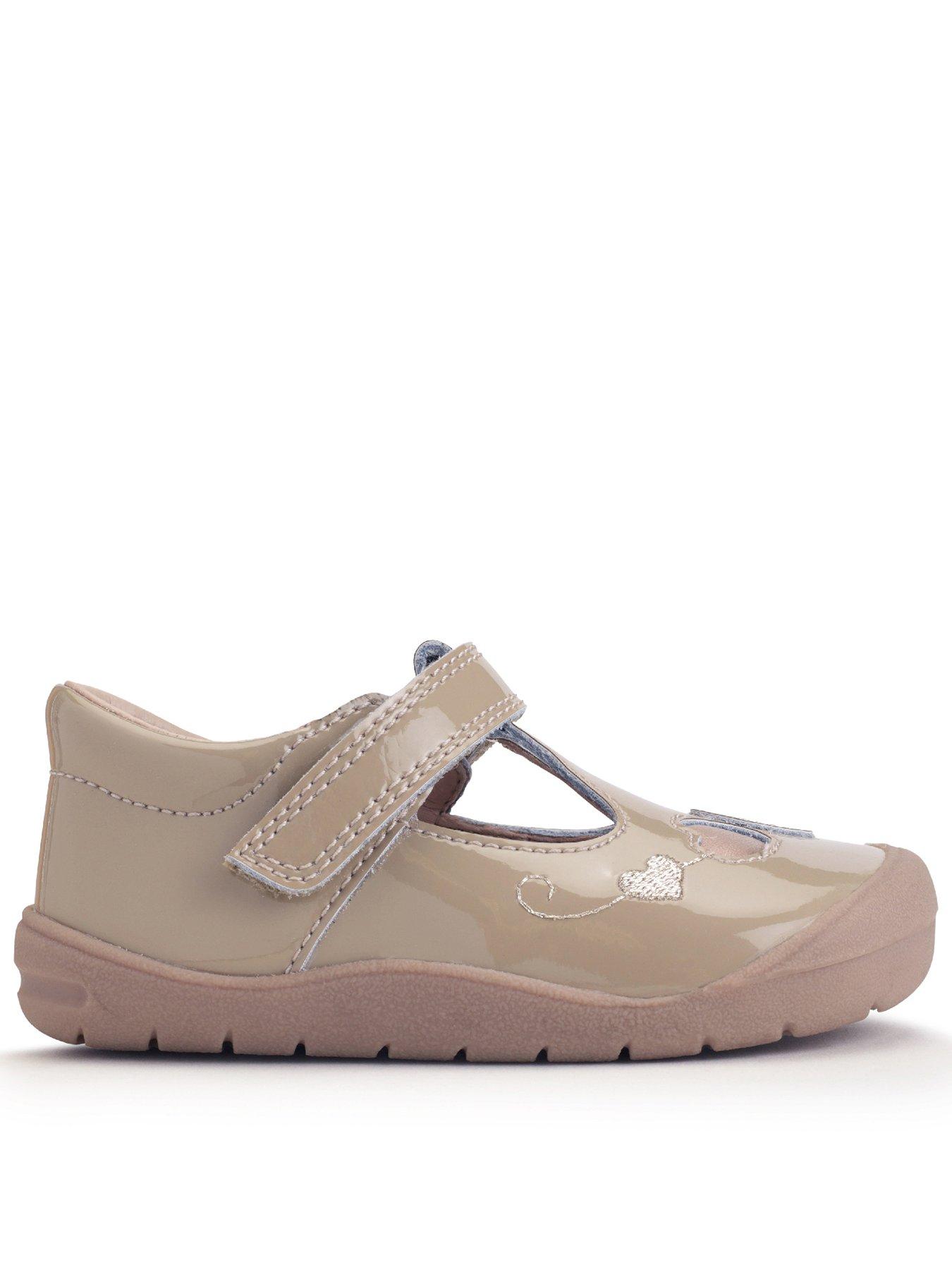 Start-rite Party Heart T-bar First Steps Patent Shoe | Littlewoods
