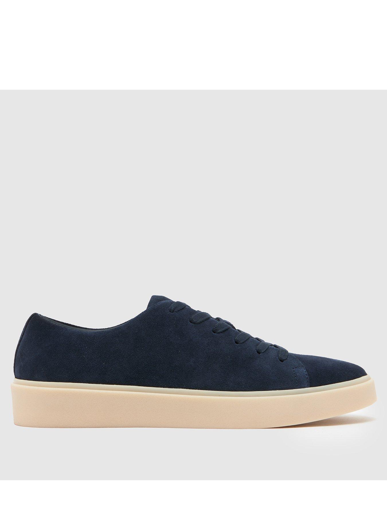 Schuh Wiley Suede Gum Sole Trainer - Navy | littlewoods.com