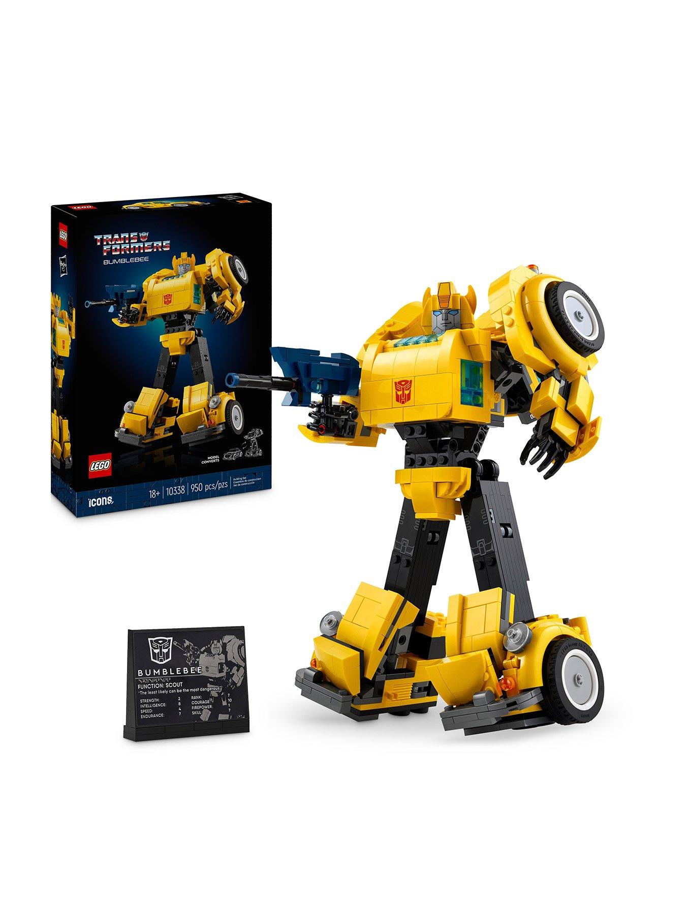 LEGO Icons Transformers Bumblebee Model Set 10338 | Littlewoods