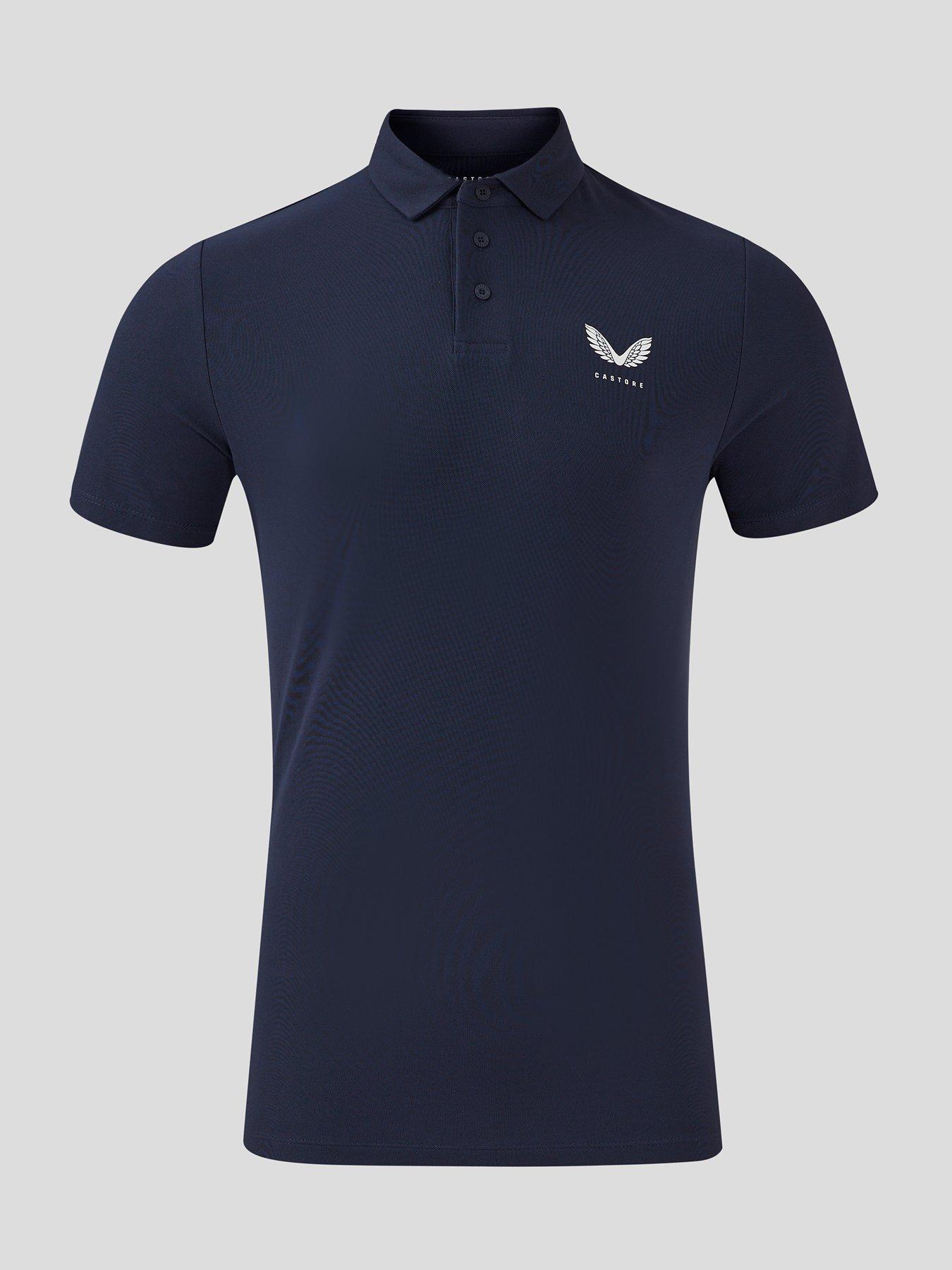 Castore Mens Golf Essential Polo - Navy | Littlewoods