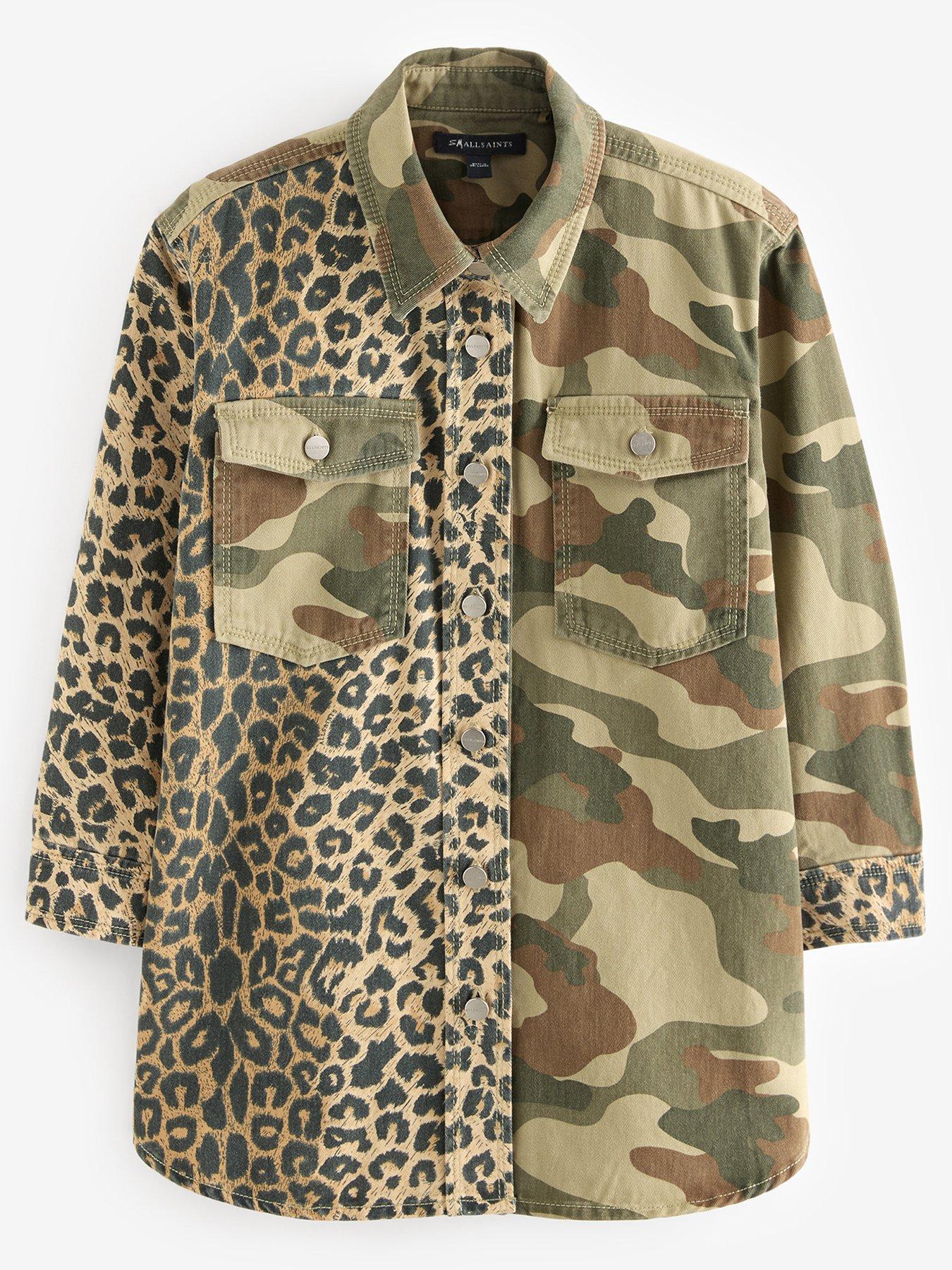smALLSAINTS All Saints Kids Lily Camo Shacket | littlewoods.com