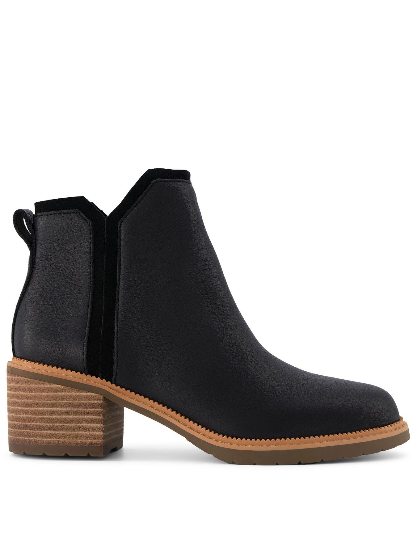 TOMS Hailey Boot - Water Resistant Black | Littlewoods
