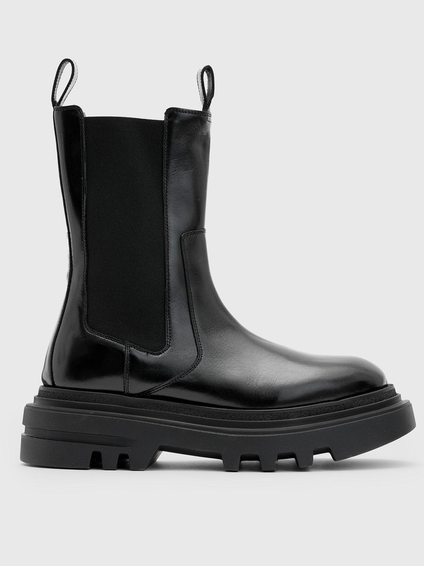 AllSaints Alex Boot - Black | littlewoods.com