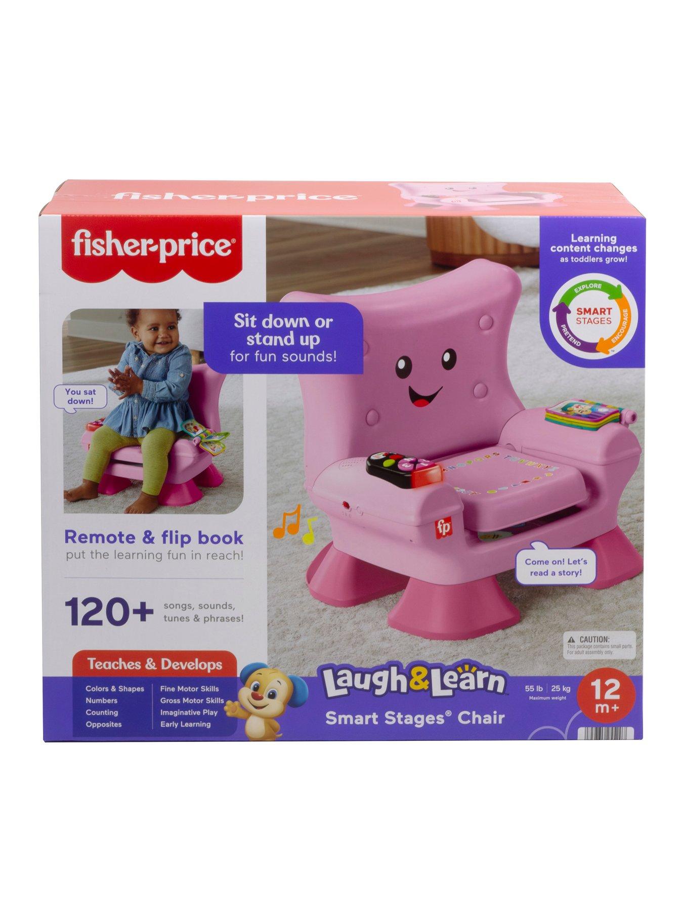 Fisher-Price Laugh & Learn Smart Stages Chair - Pink | Littlewoods