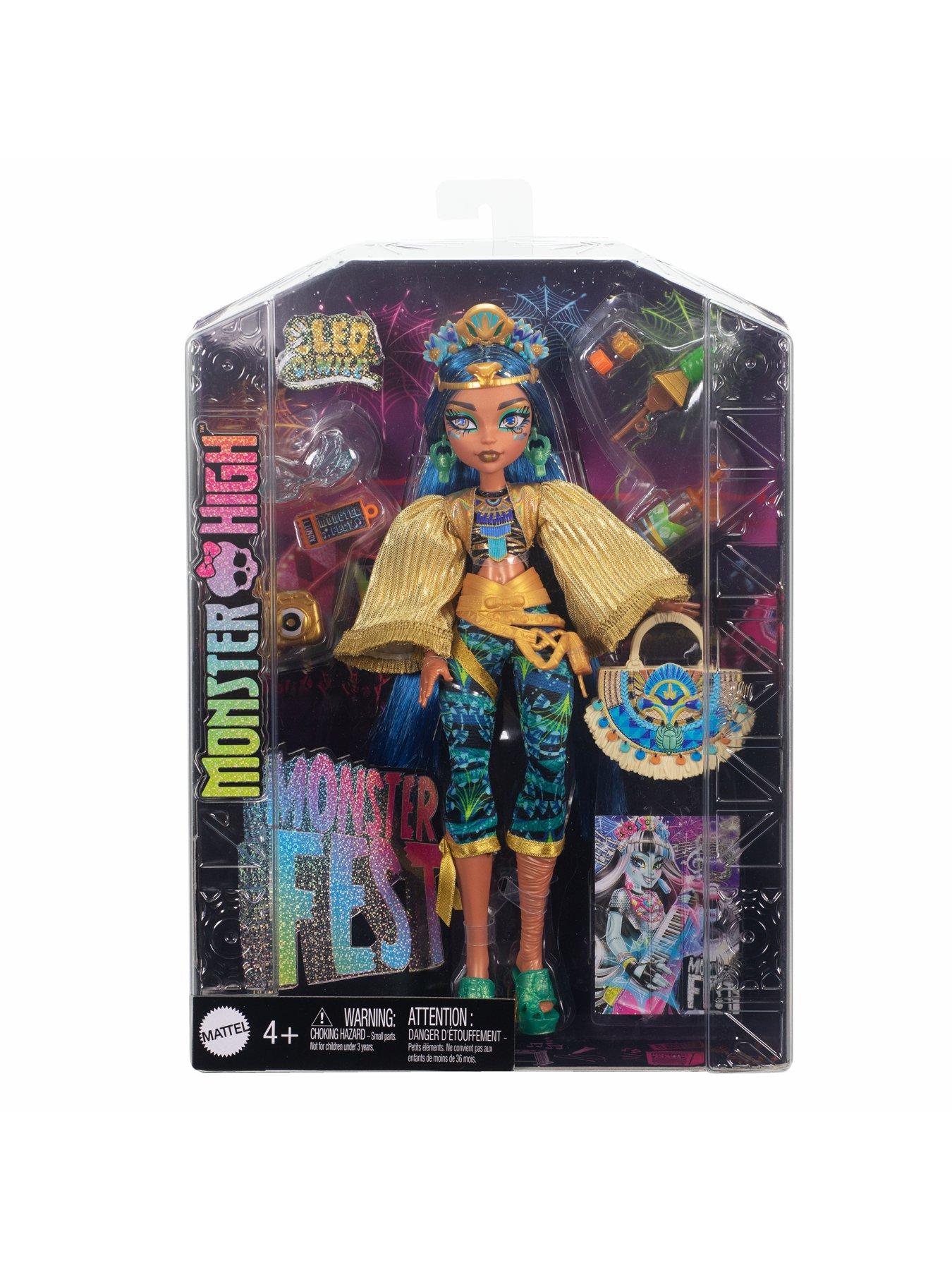 Monster High Monster Fest Cleo De Nile Fashion Doll and Accessories ...