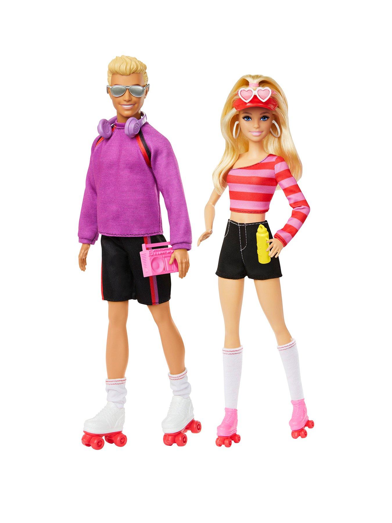 Barbie Barbie & Ken Roller - Skating 65th Anniversary Collectible ...