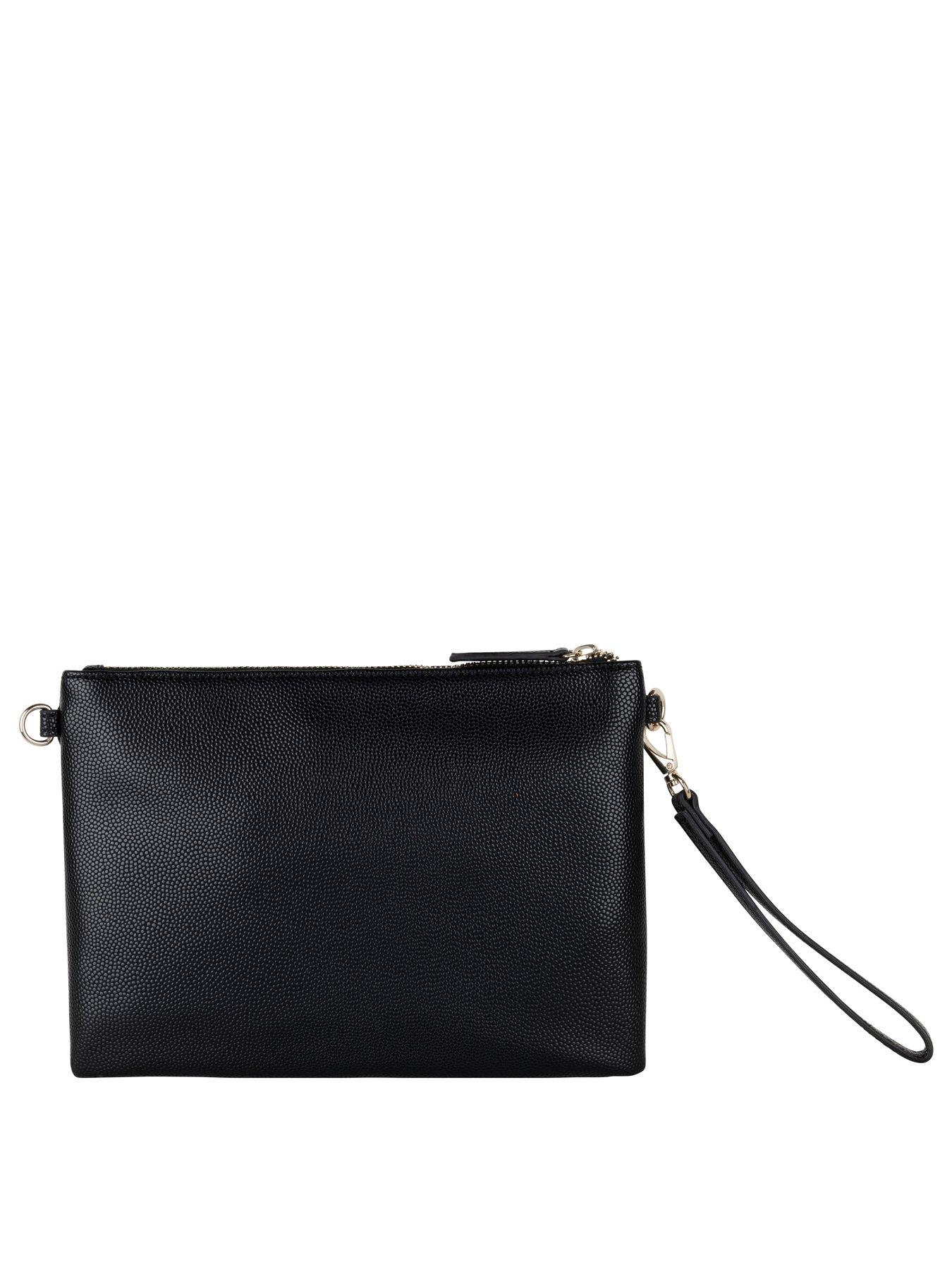 Valentino Fold Over Divina Bag - Black | Littlewoods