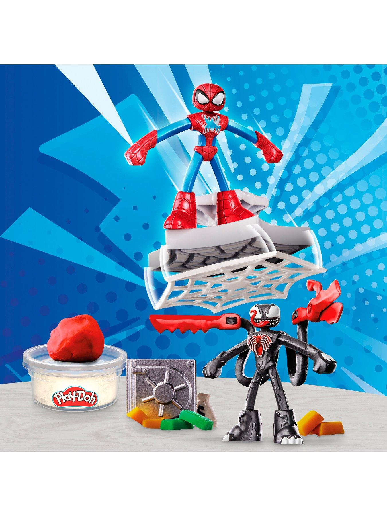Play-Doh Play Doh Spiderman Launch and Slice Battle | Littlewoods