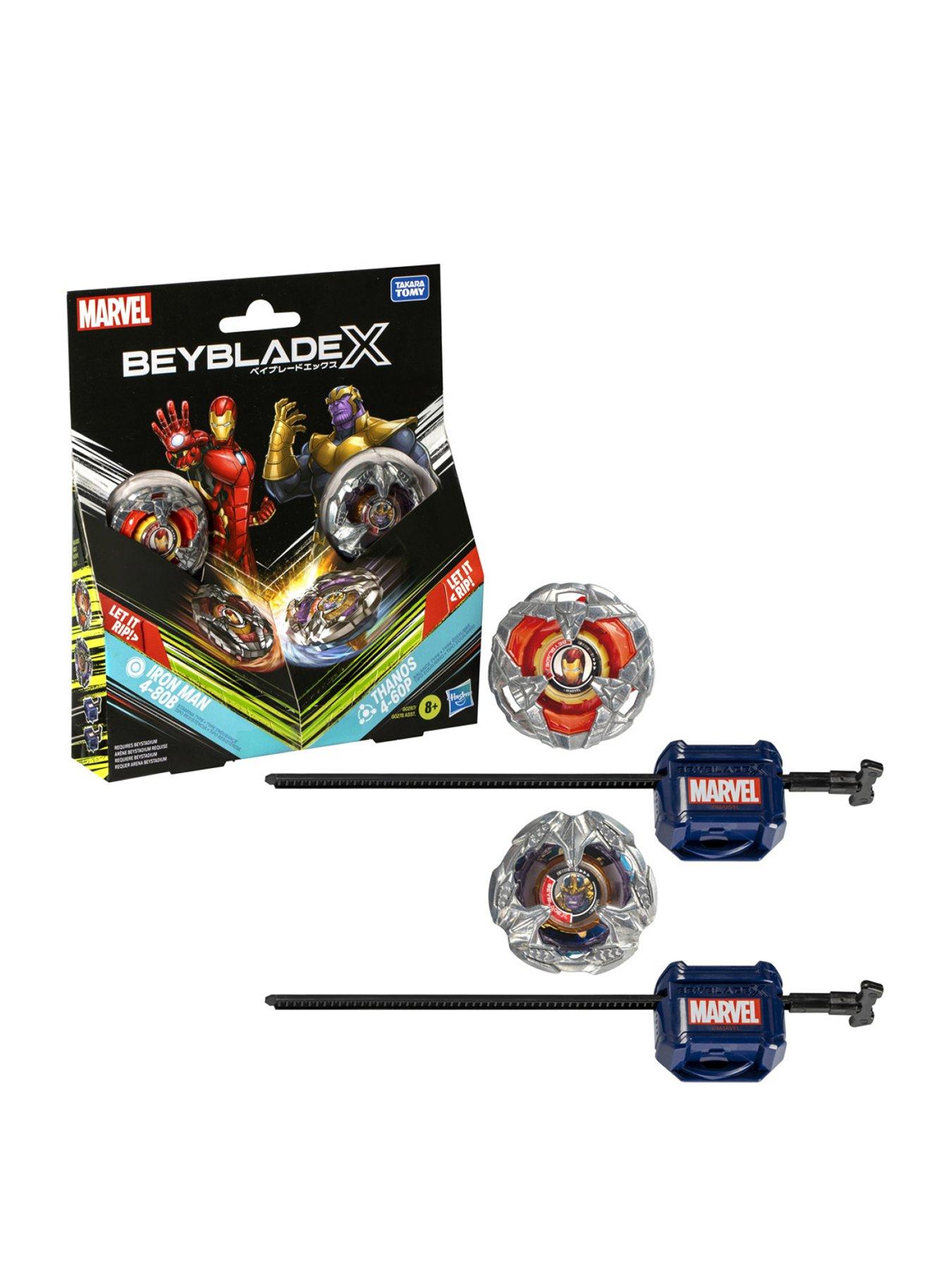 Beyblade X Marvel Collab Spider-Man vs. Venom Multipack Set | Littlewoods