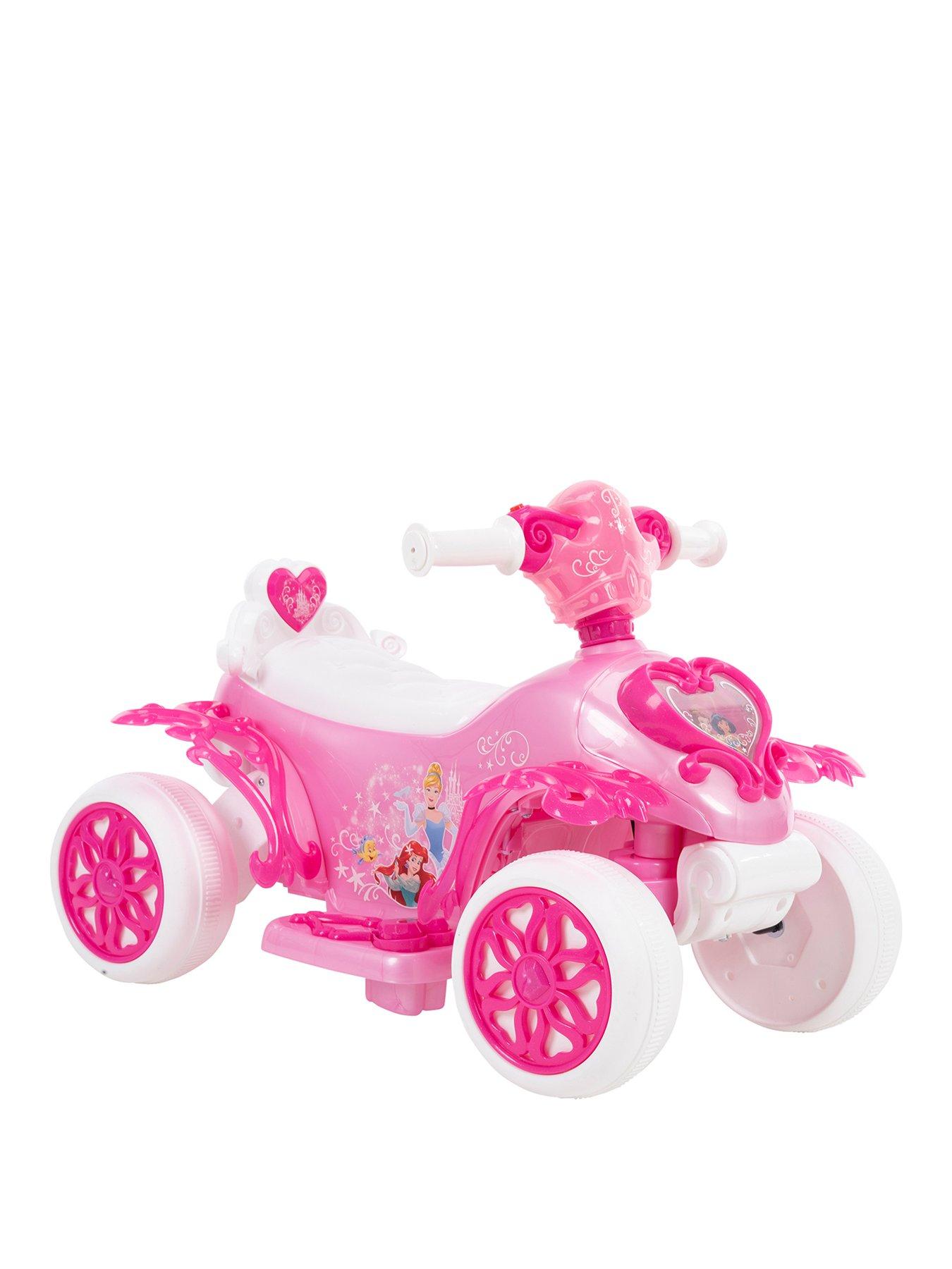 Disney Princess Princess Bubble Quad 6v Ride-On | Littlewoods