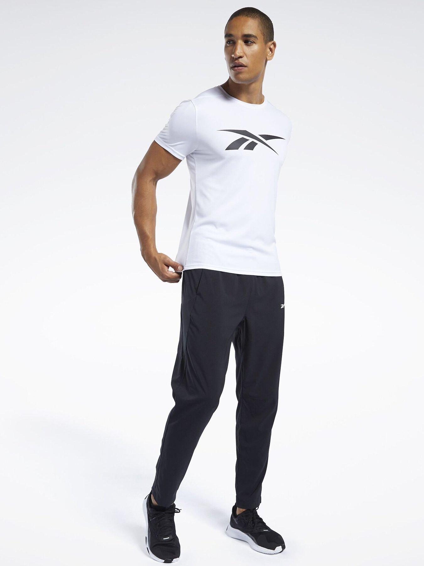 Reebok Mens Training ID Train Woven Pants - Black | Littlewoods