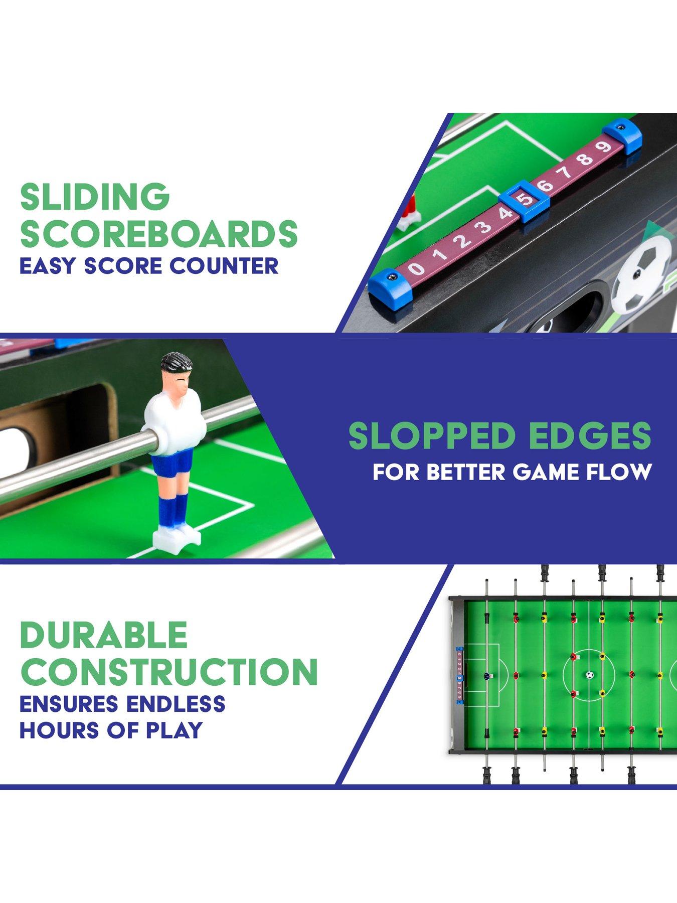 Powerplay 3ft Stand Up Football Games Table - Black | Littlewoods
