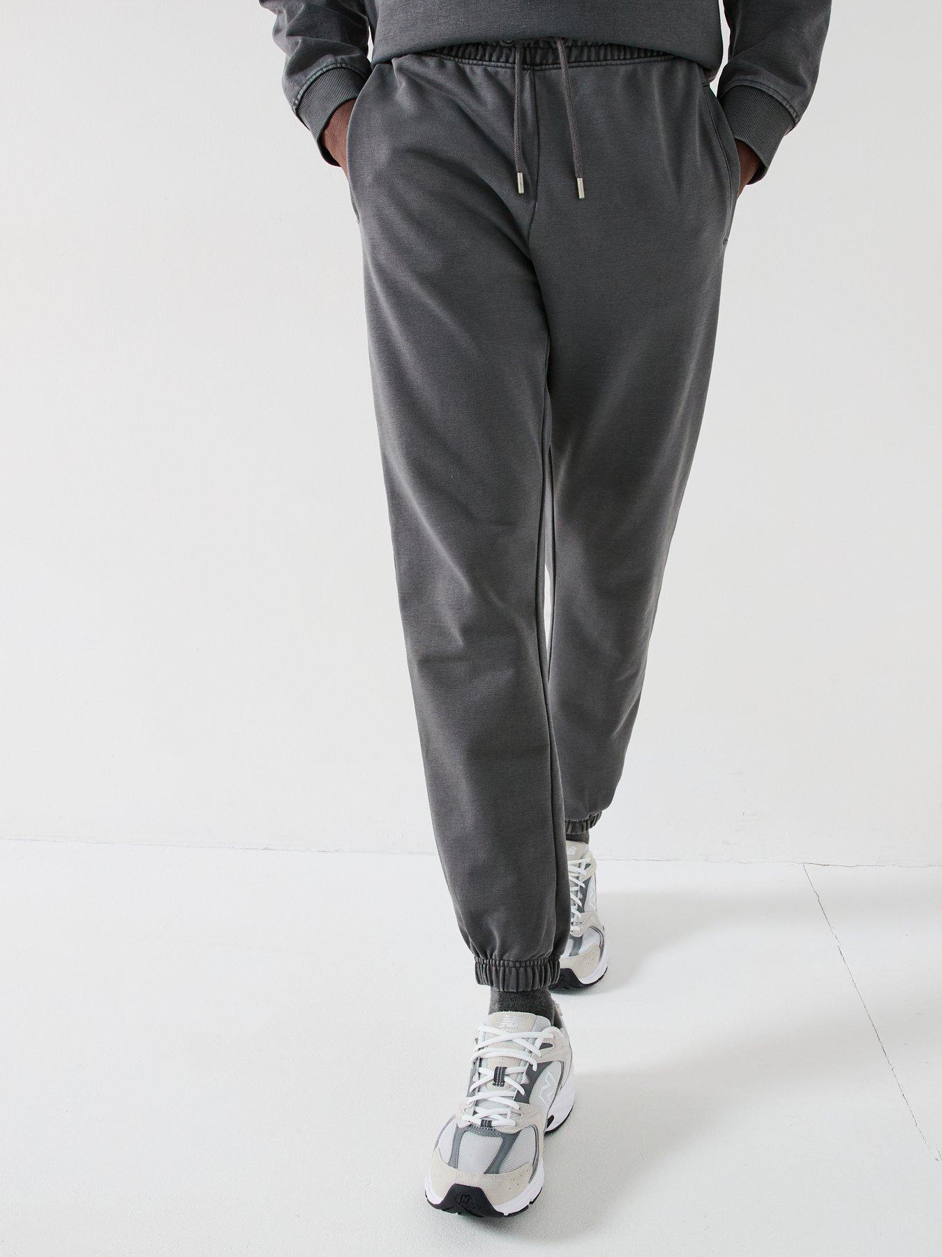 Very Man Heavyweight Jogger - Dark Grey | Littlewoods