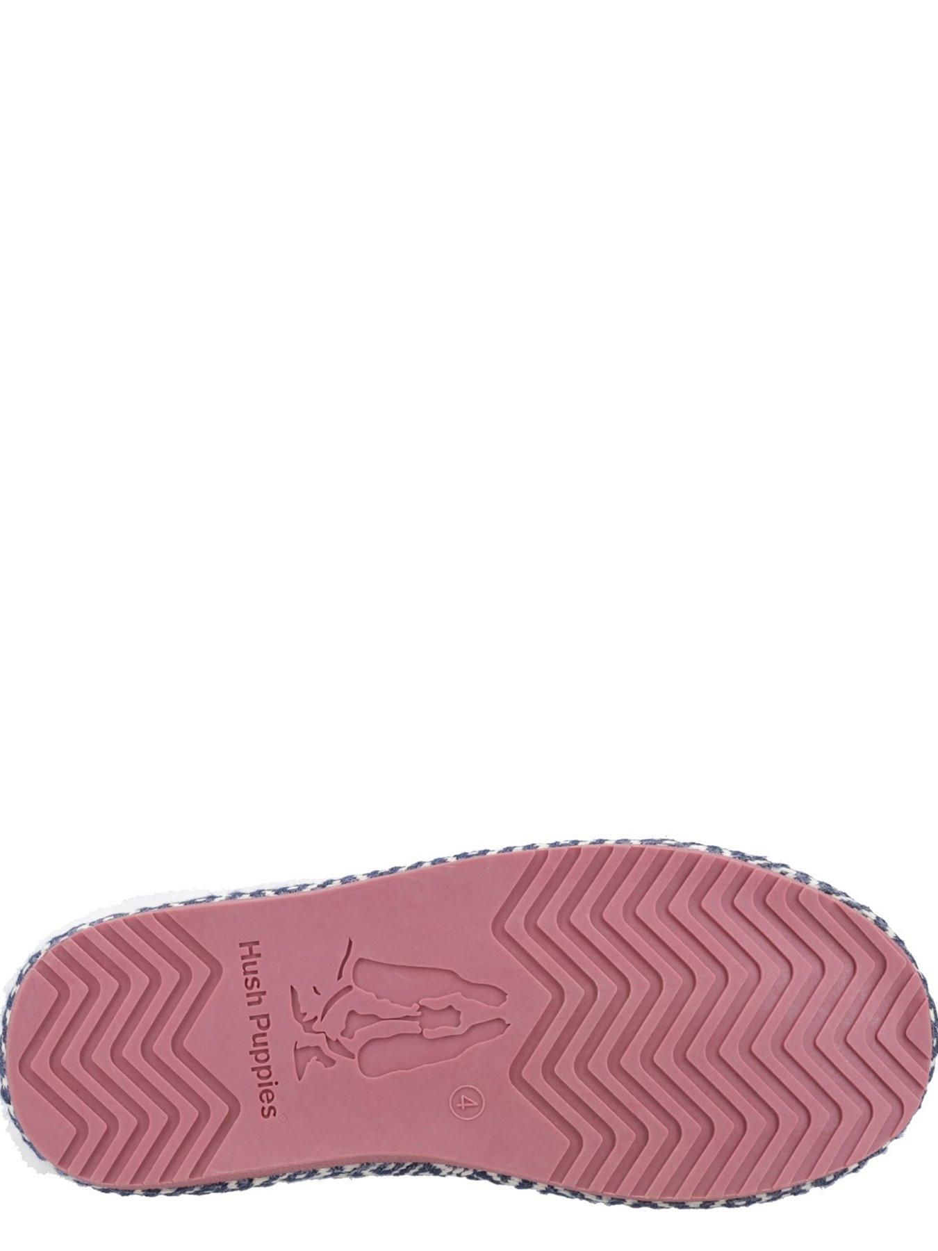 Hush Puppies Amara Aztec Slipper - Navy | Littlewoods