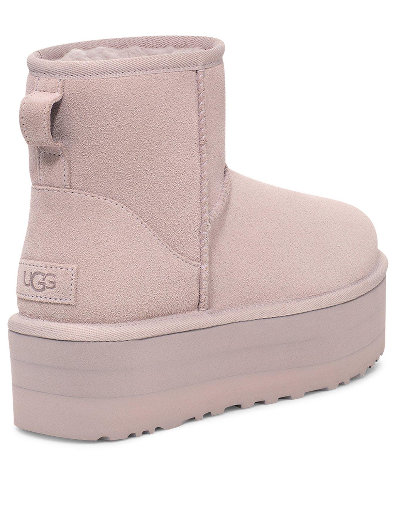 UGG Womens Classic Mini Platform Boot Pale Smoke littlewoods