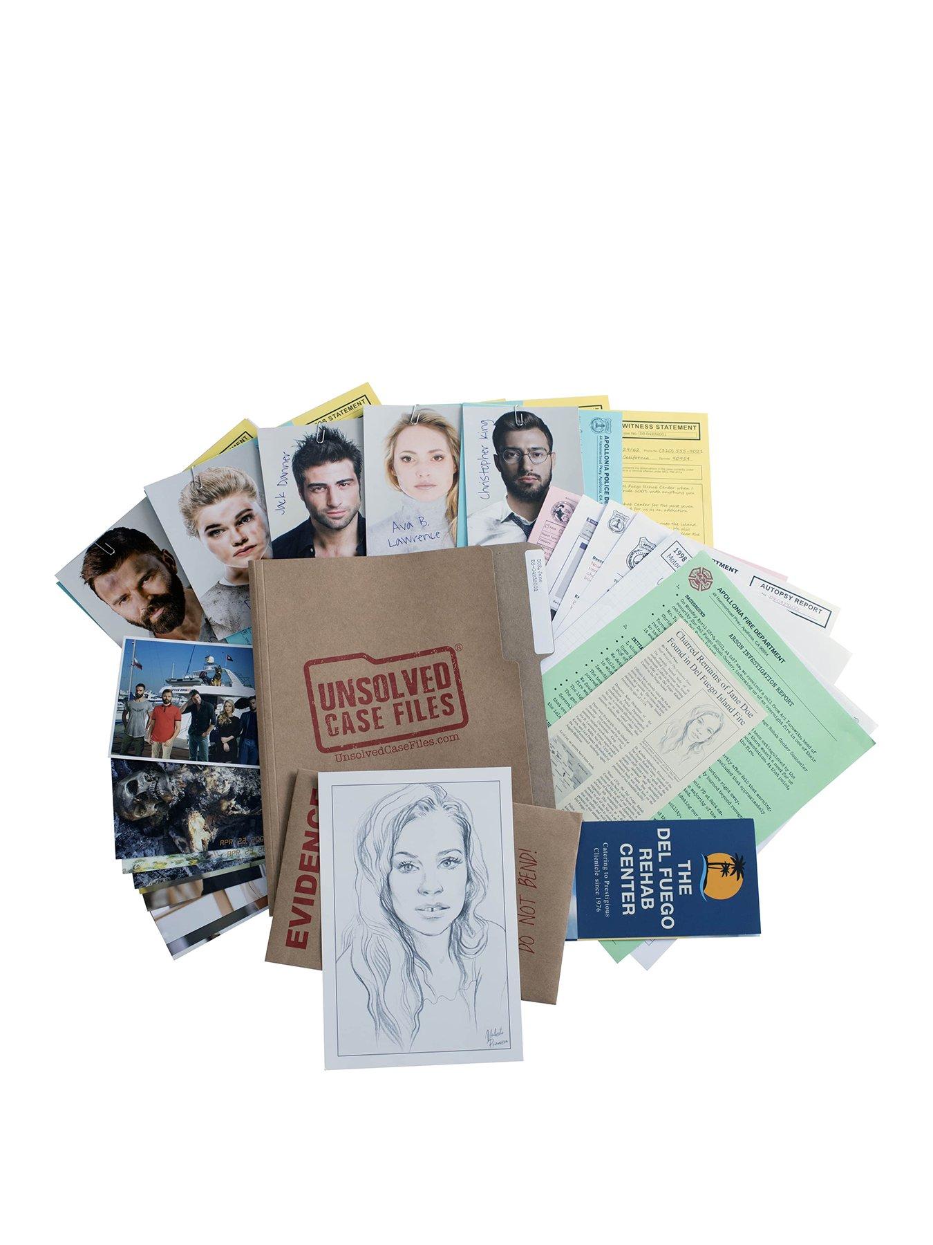 Cold Case Investigation Party Game UNSOLVED CASE FILES Jane Doe Murder ...