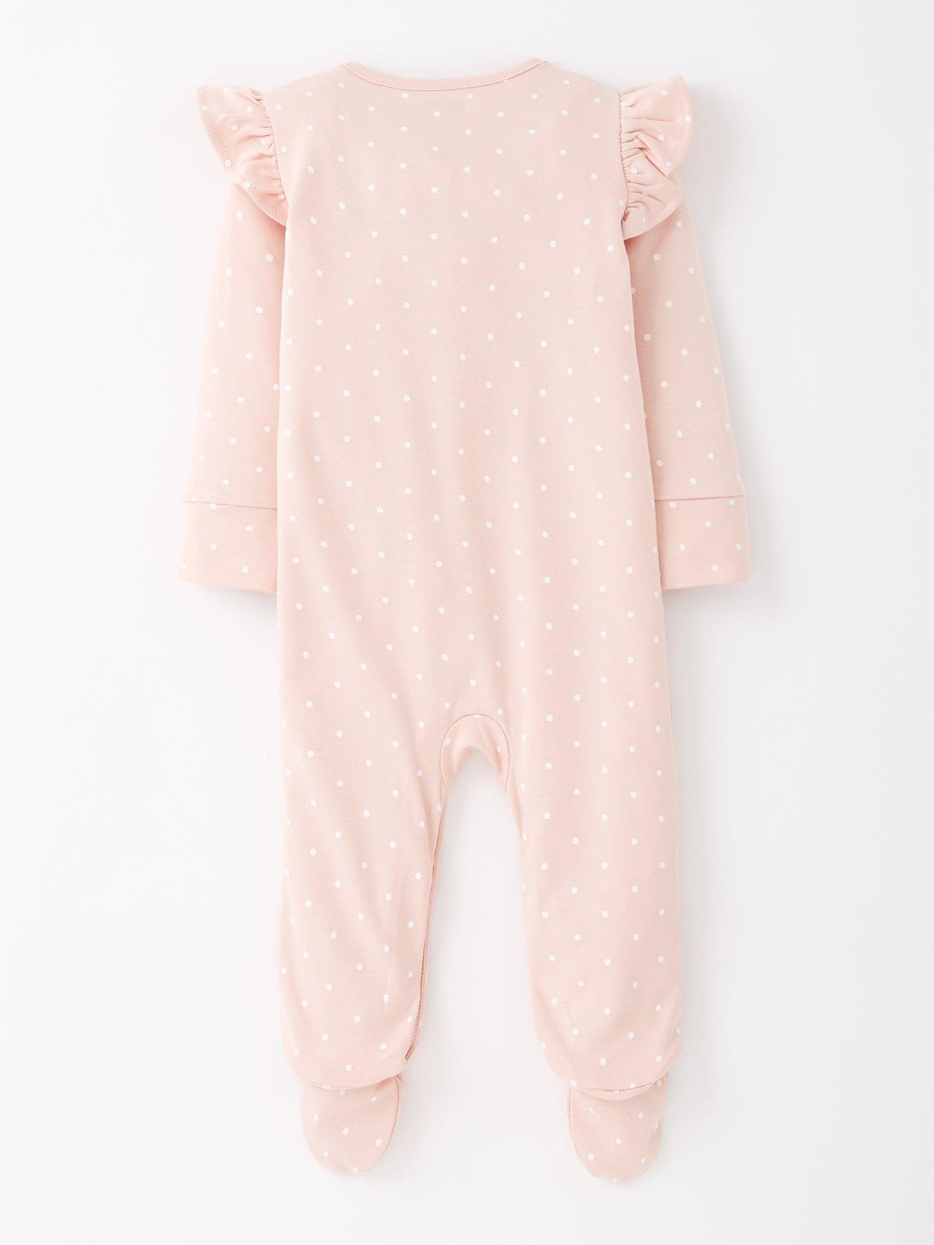 Mini V by Very Baby Girl Cutest Little Sister Sleepsuit - Pink ...