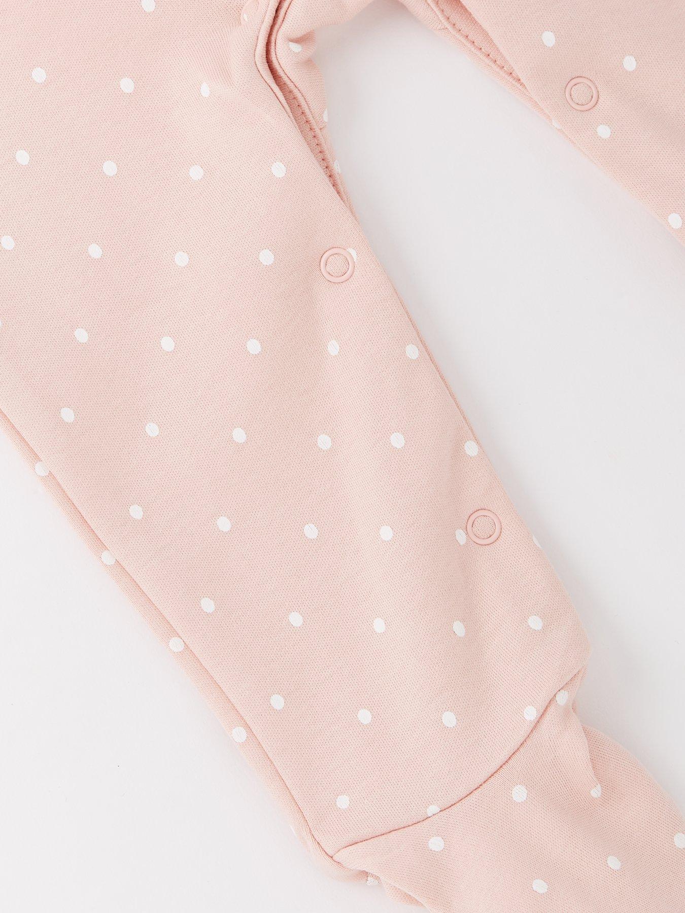 Mini V by Very Baby Girl Cutest Little Sister Sleepsuit - Pink ...