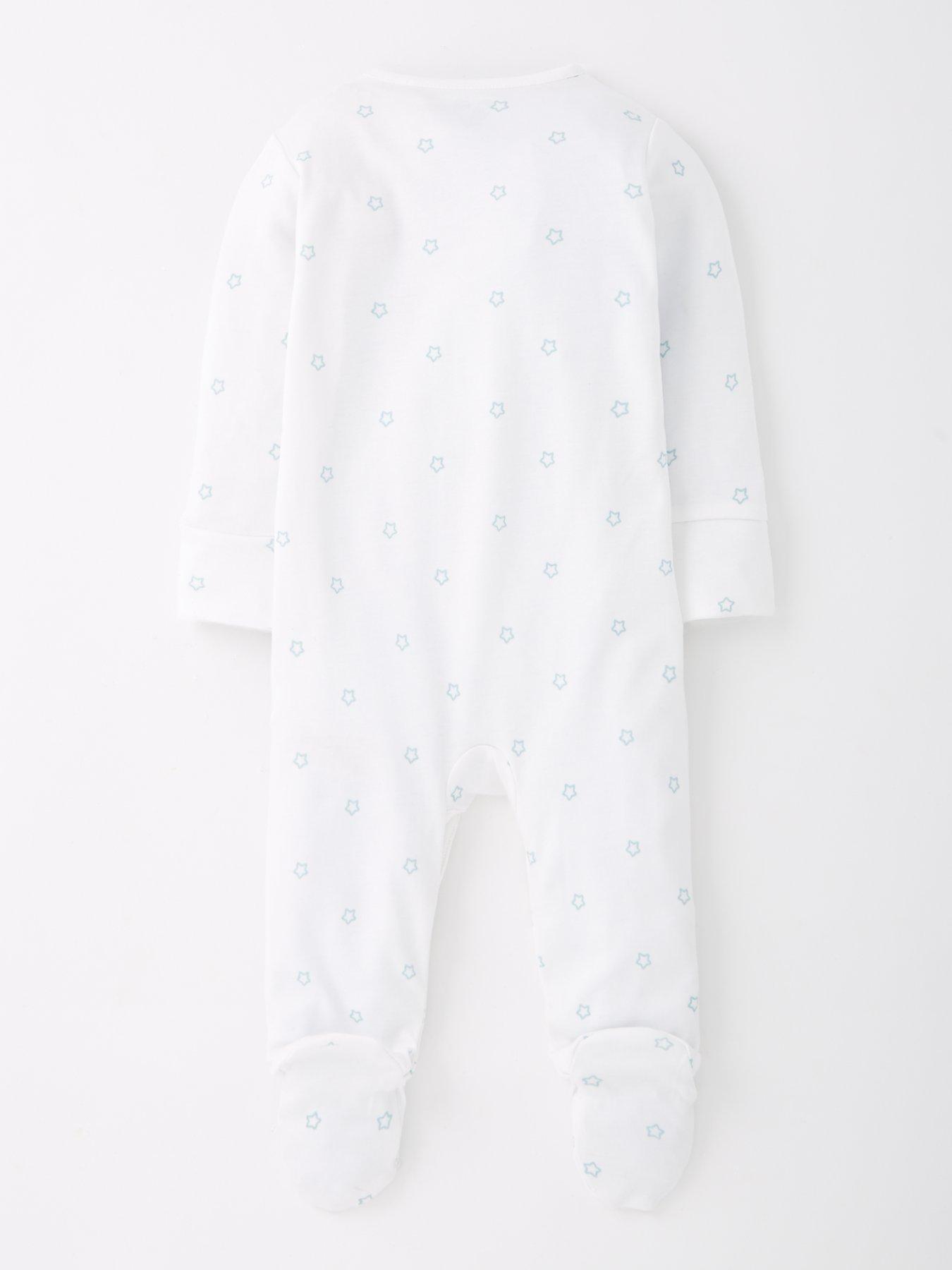 Mini V by Very Baby Boy Cutest Little Brother Sleepsuit - White ...