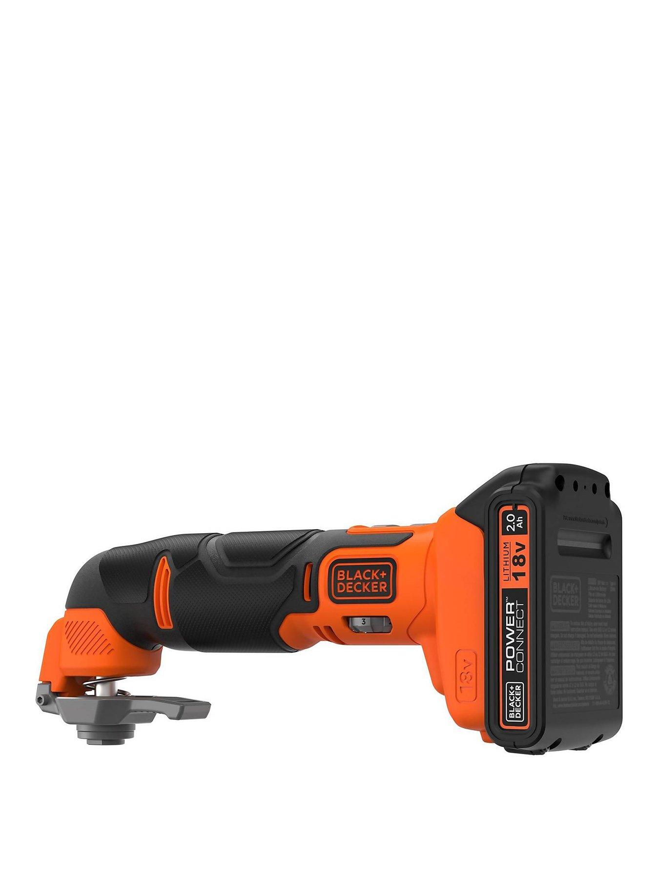 Black & Decker BLACK+DECKER 18V Cordless Oscillating Multi Tool with 20 ...